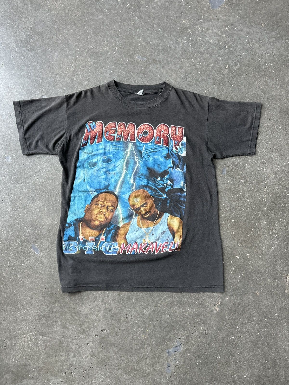 Vintage Biggie X Tupac Memorial Rap Tee | Grailed