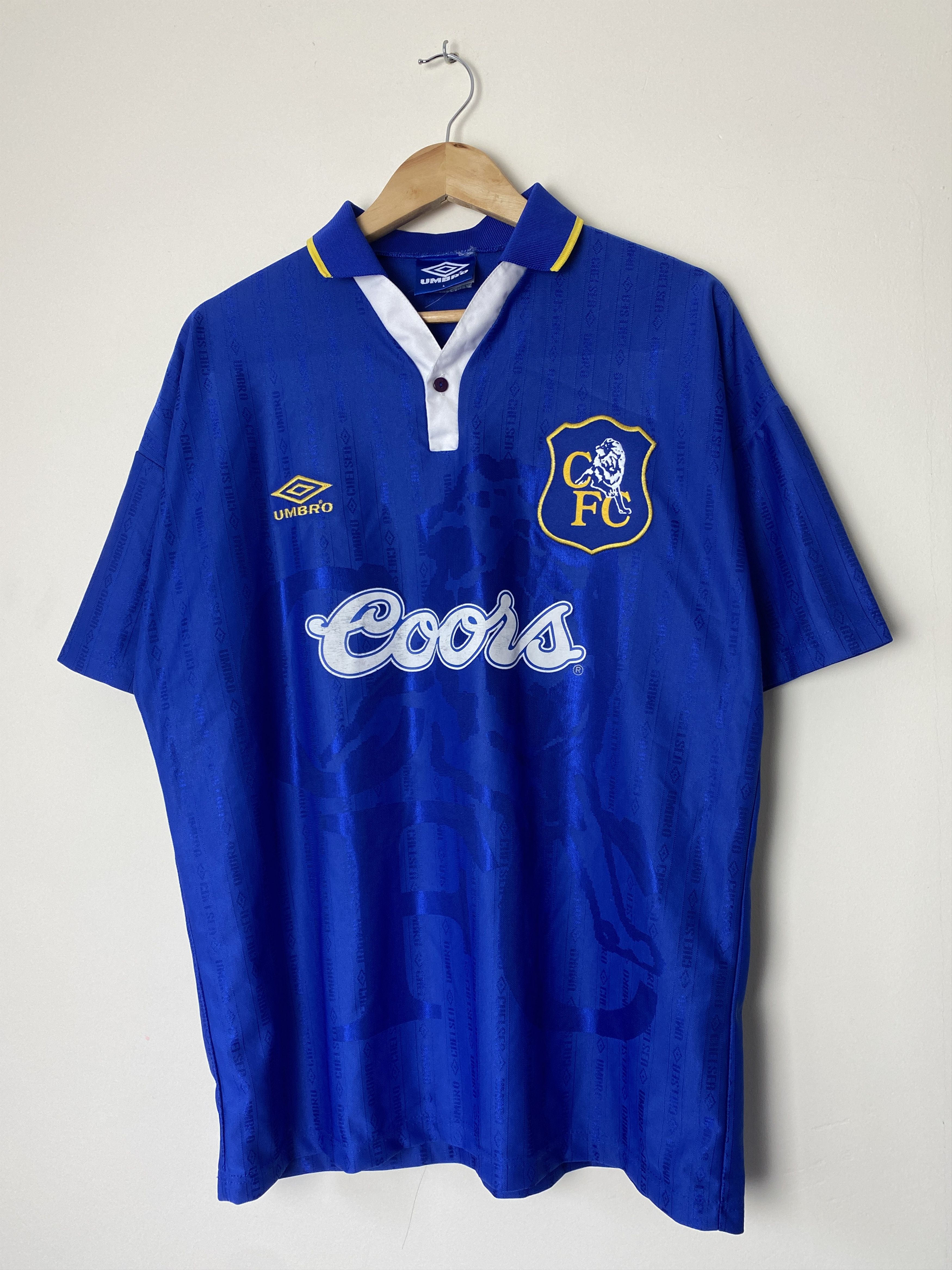 Chelsea Soccer × Umbro Vintage Umbro Chelsea 1995/97 Home Jersey | Grailed