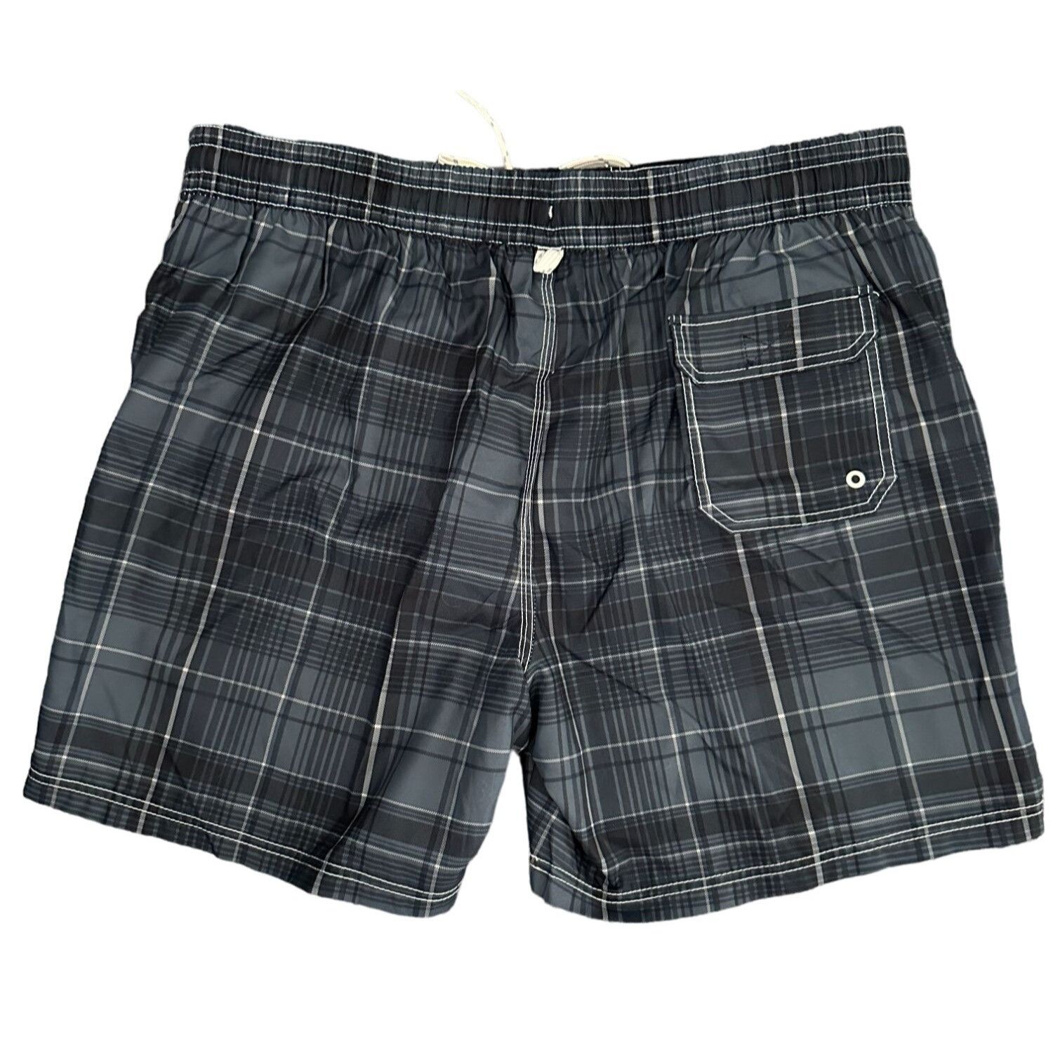 Other New Caribbean Joe Mens Swim Trunks XXL Bathing Suit Plaid Gr ...