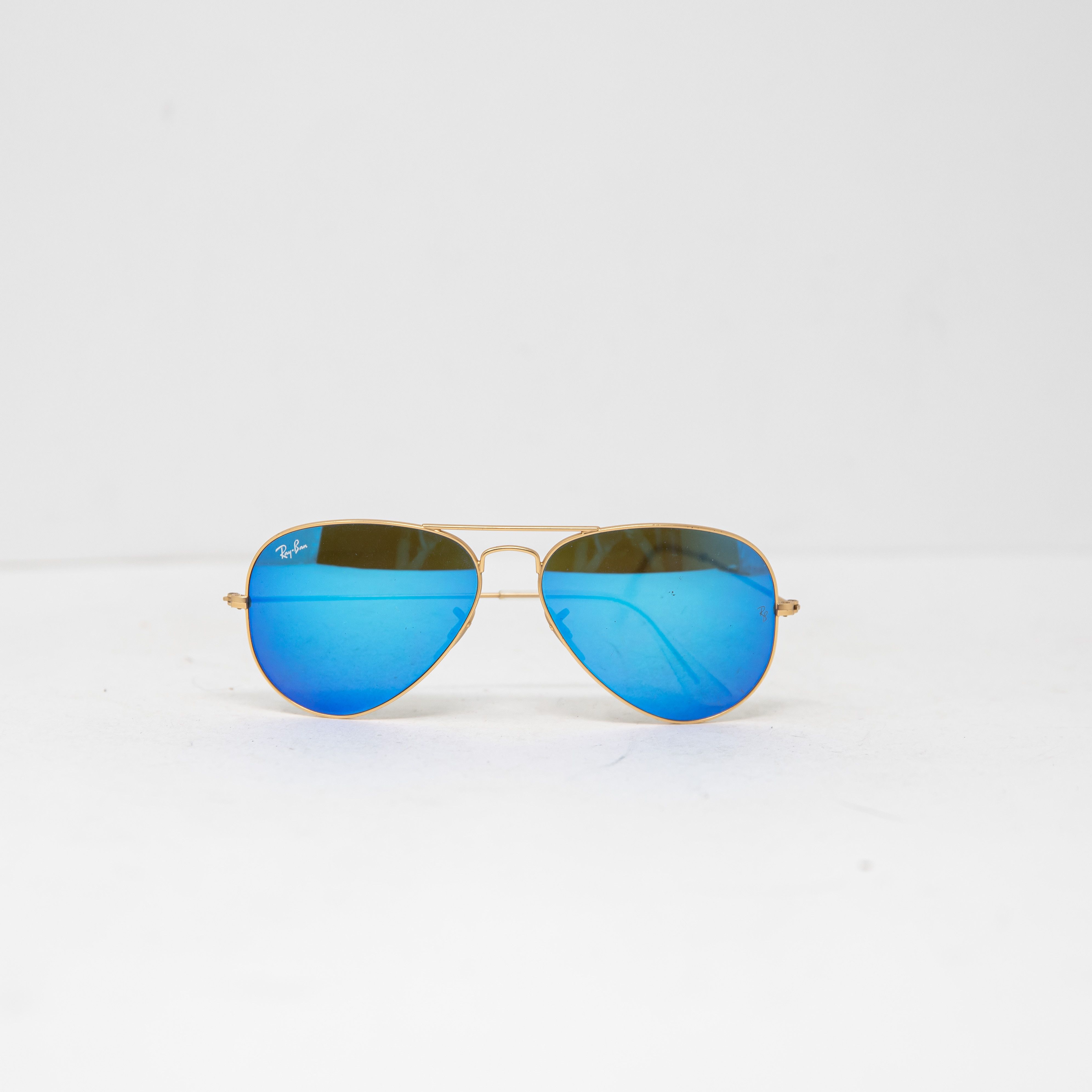 RayBan Ray-Ban Unisex Aviator Large Metal Blue Flash | Grailed