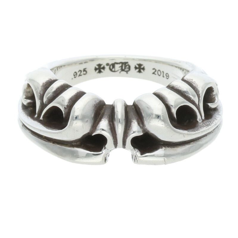 Chrome Hearts Silver Ring HALF K&T | Grailed