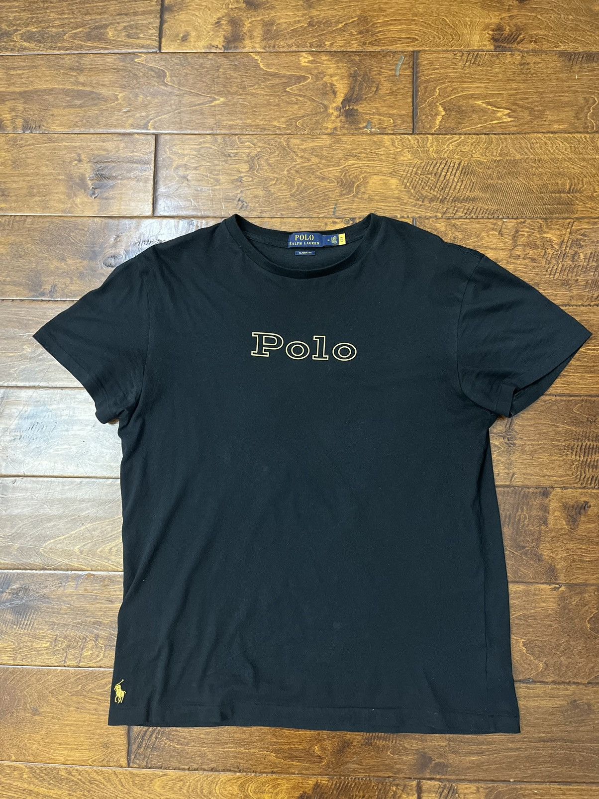 Polo Ralph Lauren Polo Ralph Lauren Gold Logo T-Shirt | Grailed