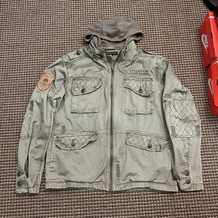 Affliction Affliction Cargo Work Jacket | Grailed