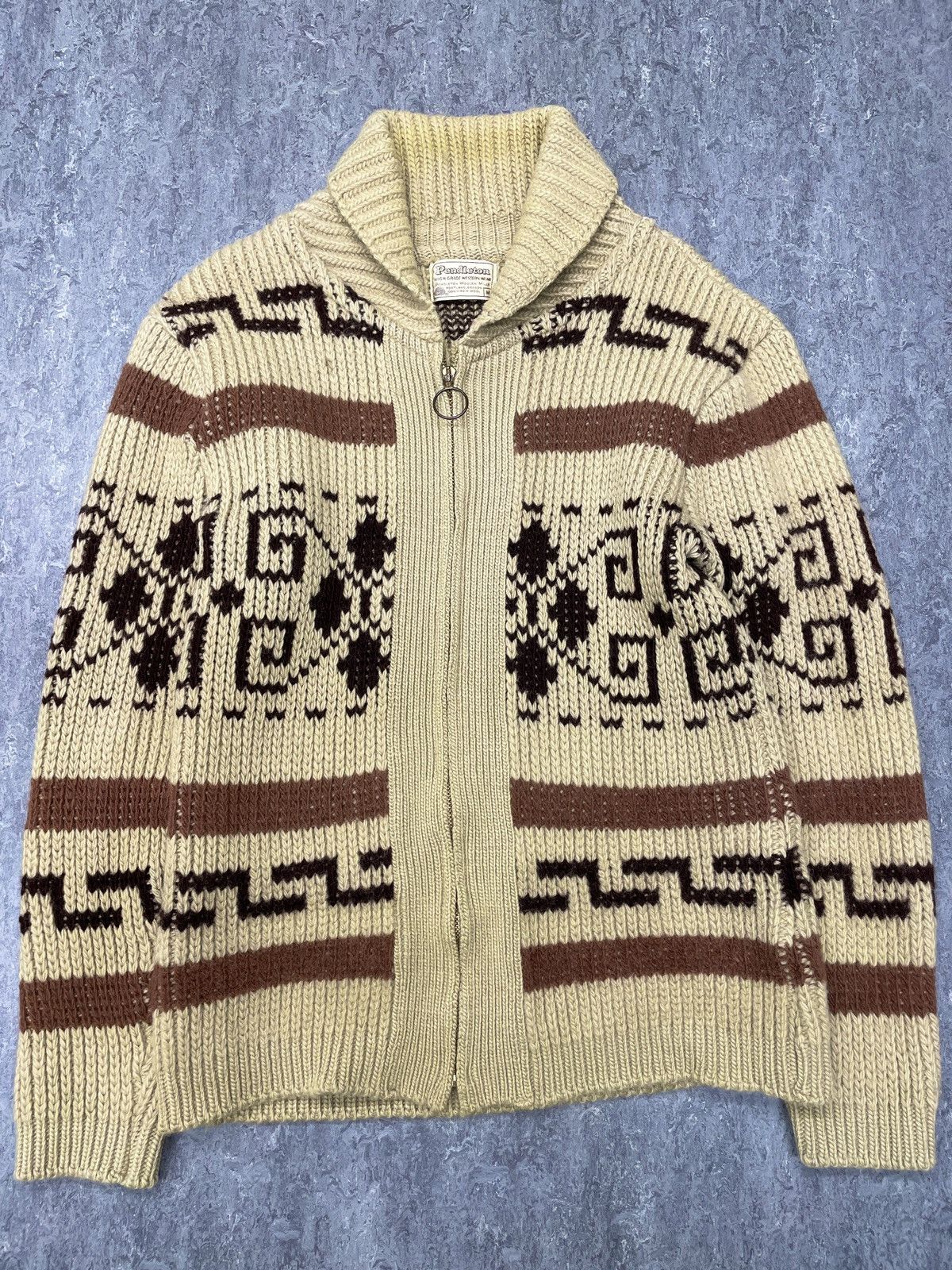 Vintage Vintage Pendleton Western Big Lebowski High Grade Sweater | Grailed