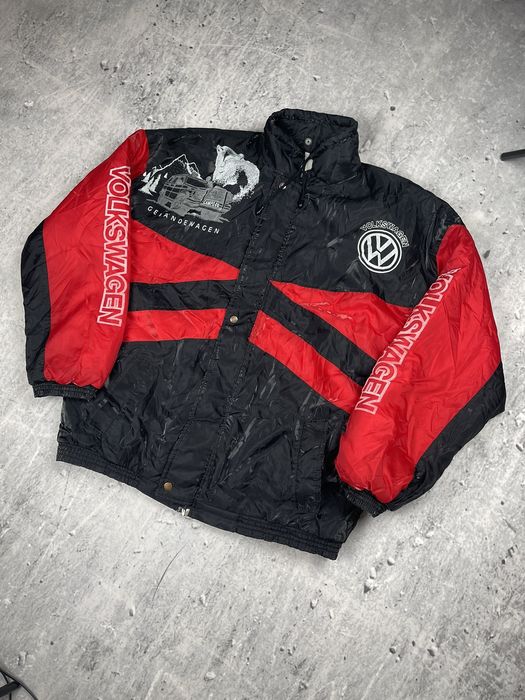 Rare Volkswagen big logo eagle moto racing bomber jacket | Grailed