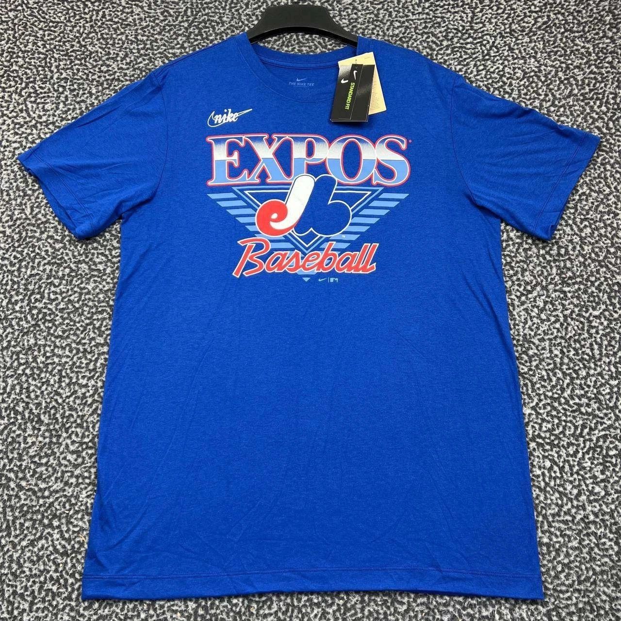 Nike Montreal Expos Shirt Men Nike Short Sleeve Crew Neck New L | Grailed