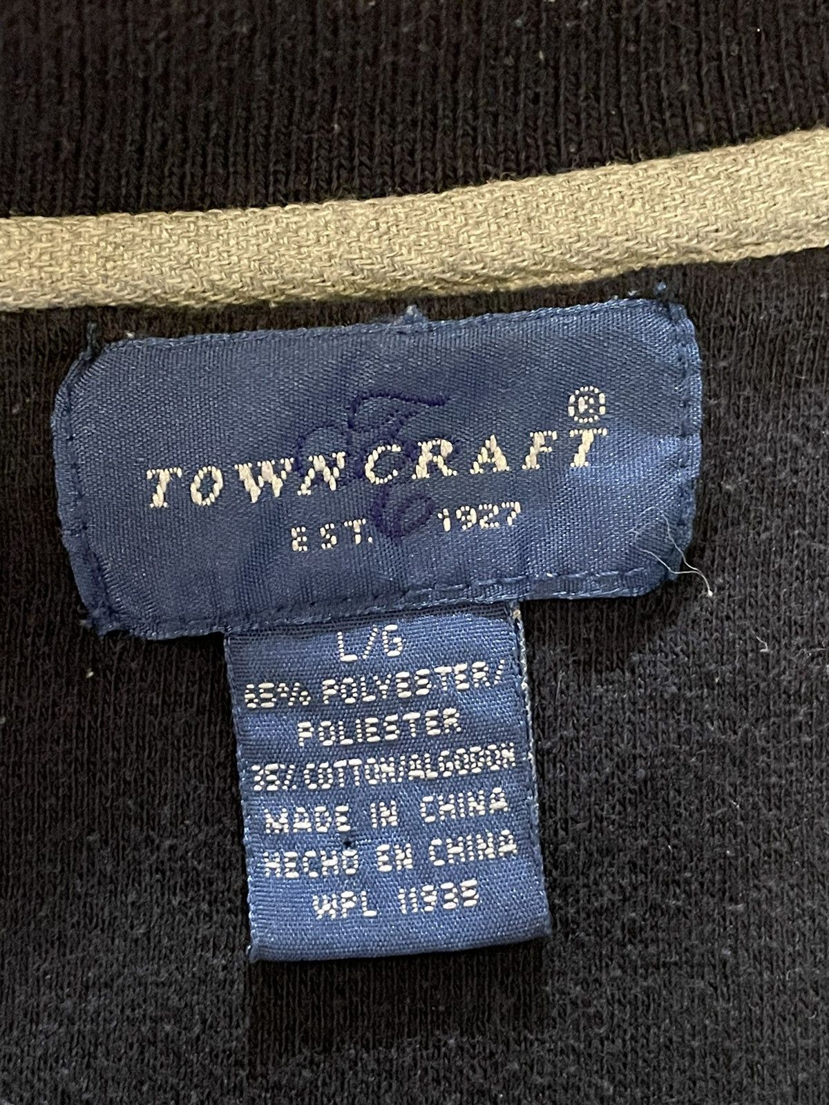 Vintage Vintage 90s Towncraft Long Sleeve 3 button Polo Size Large ...
