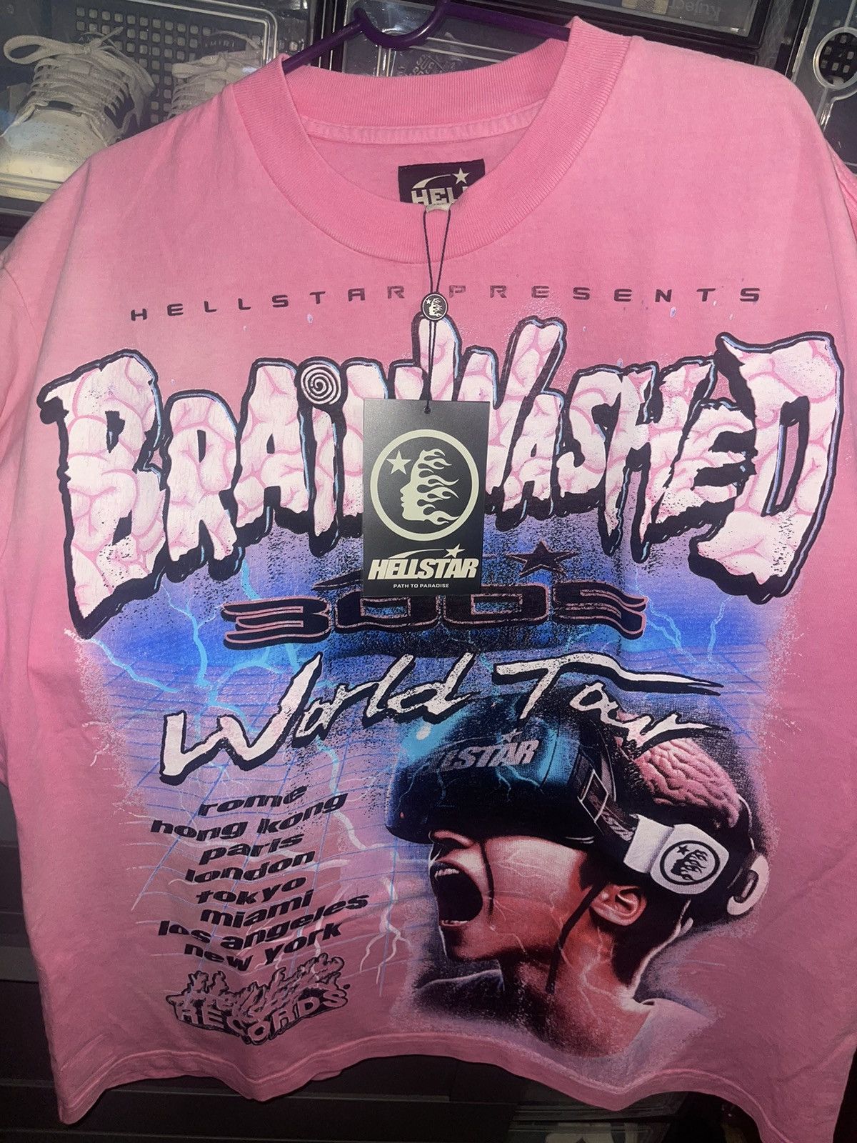 Vintage HELLSTAR Brainwashed World Tour T-Shirt | Grailed