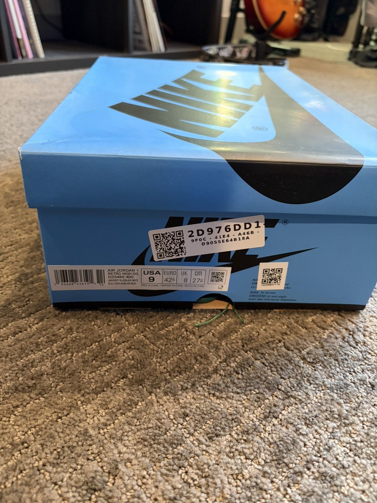 Nike Jordan 1 high UNC toe | Grailed