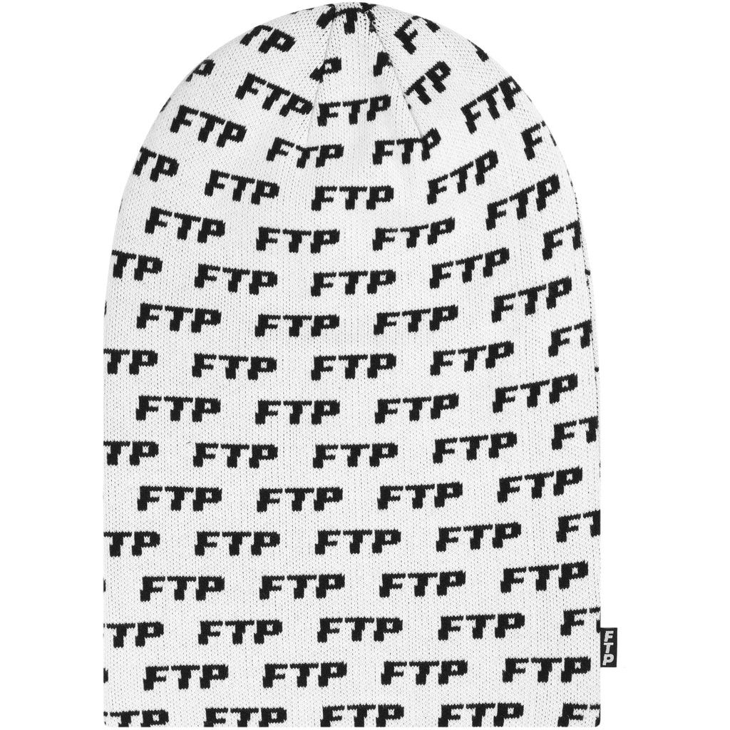 Fuck The Population FTP ALLOVER LOGO SKI MASK(WHITE) | Grailed