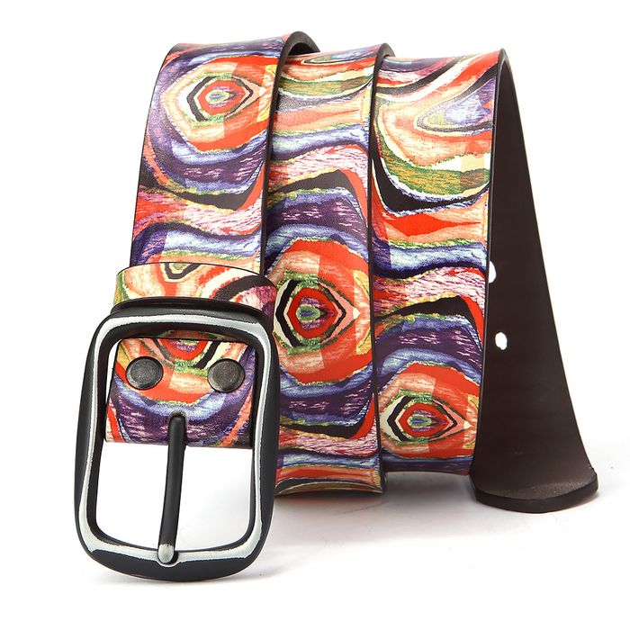 Vintage Colourful Retro Pattern Belt | Grailed