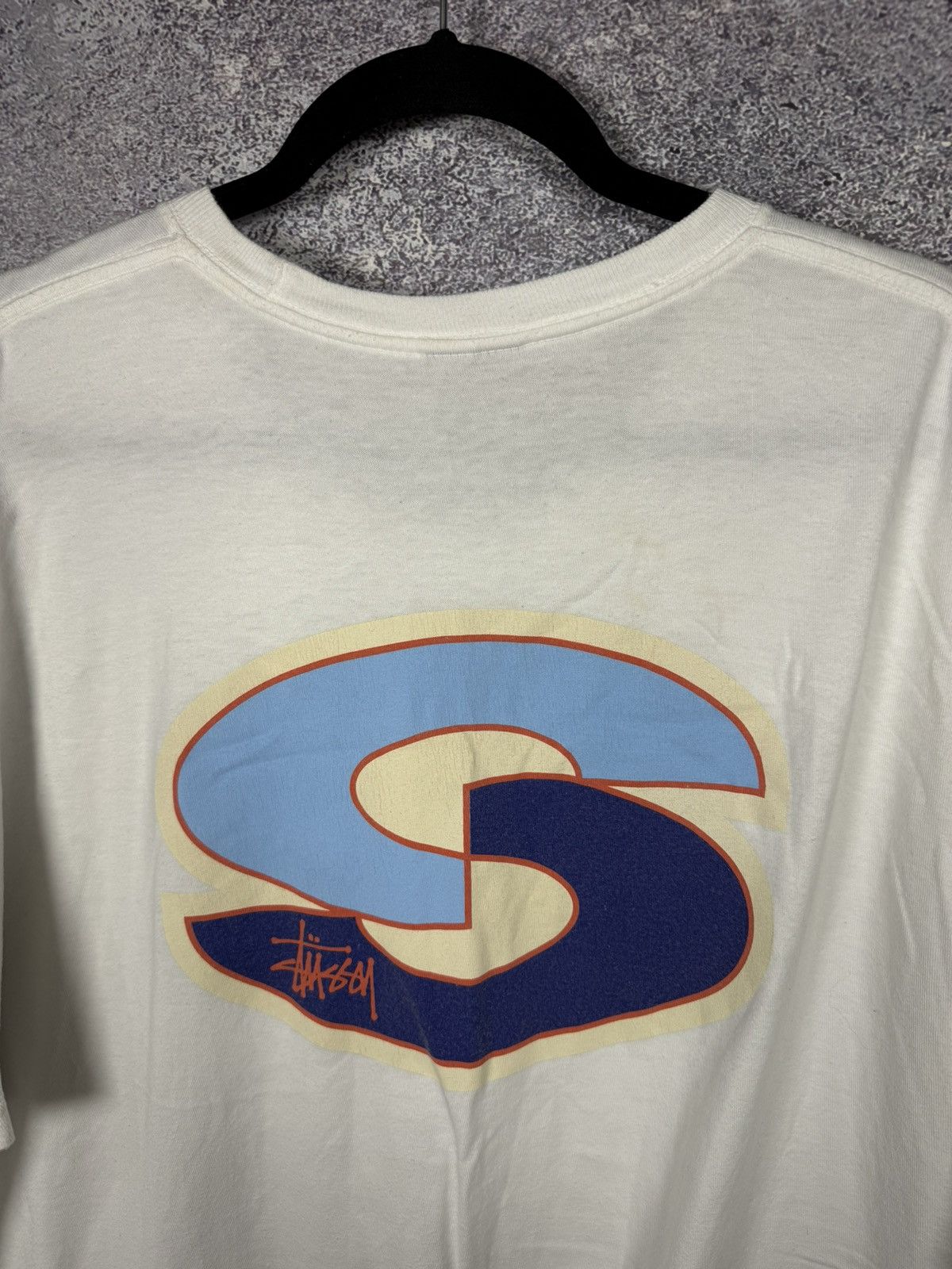 Streetwear × Stussy × Vintage Vintage Stusy Double Front Back Logo ...