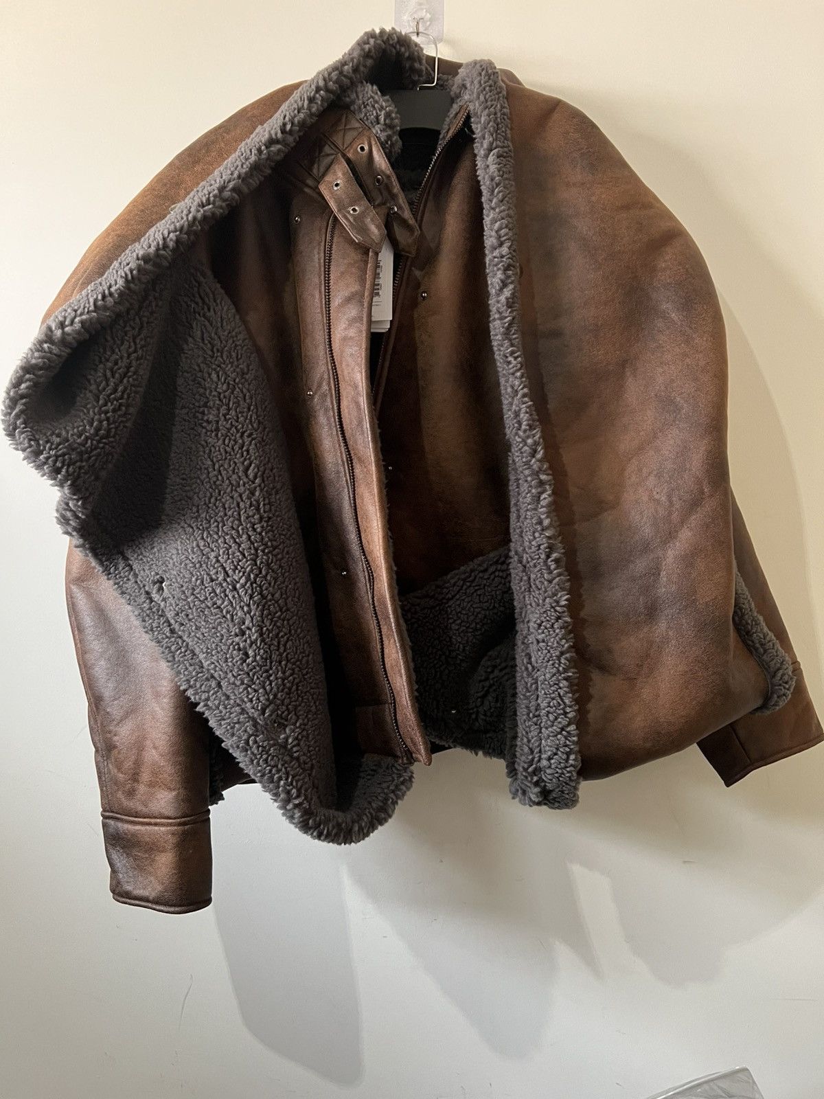 Y/Project Y/Project FW24 detachable shearling jacket | Grailed