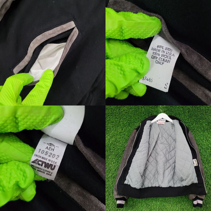 Mitchell & Ness Vintage 90s New-York State Police Varsity Jacket Black ...