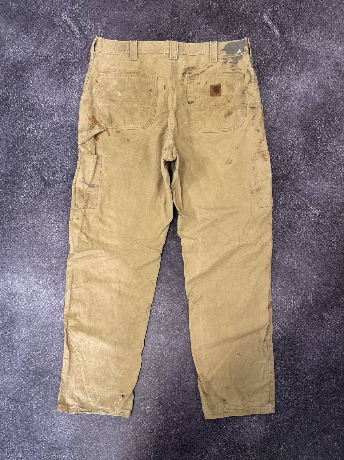 Carhartt × Streetwear × Vintage Vintage 90s Carhartt Baggy Distressed Work Cargo Pants Jeans ...