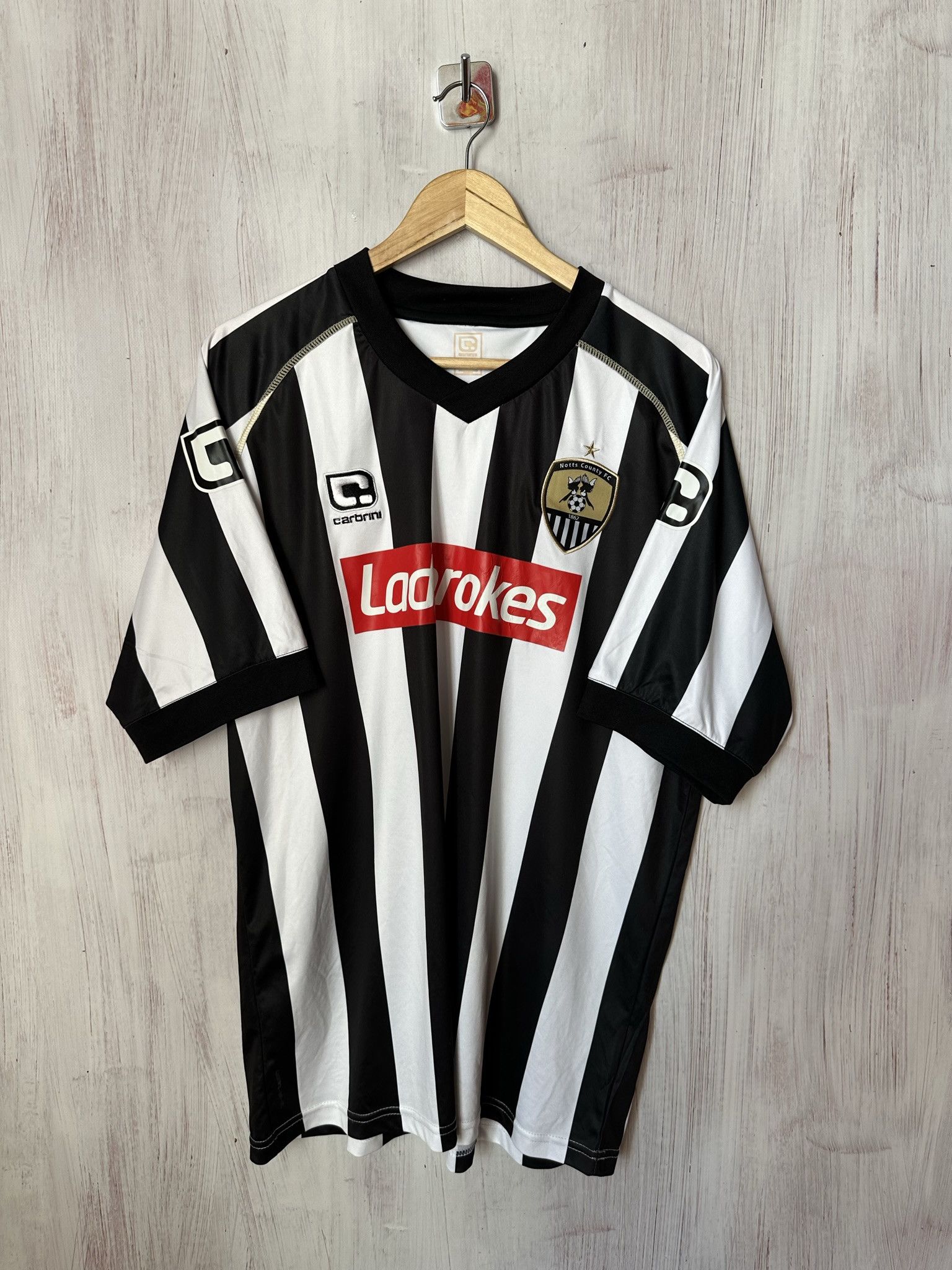Other Notts County 2015 2016 home carbrini soccer shirt jersey kit ...