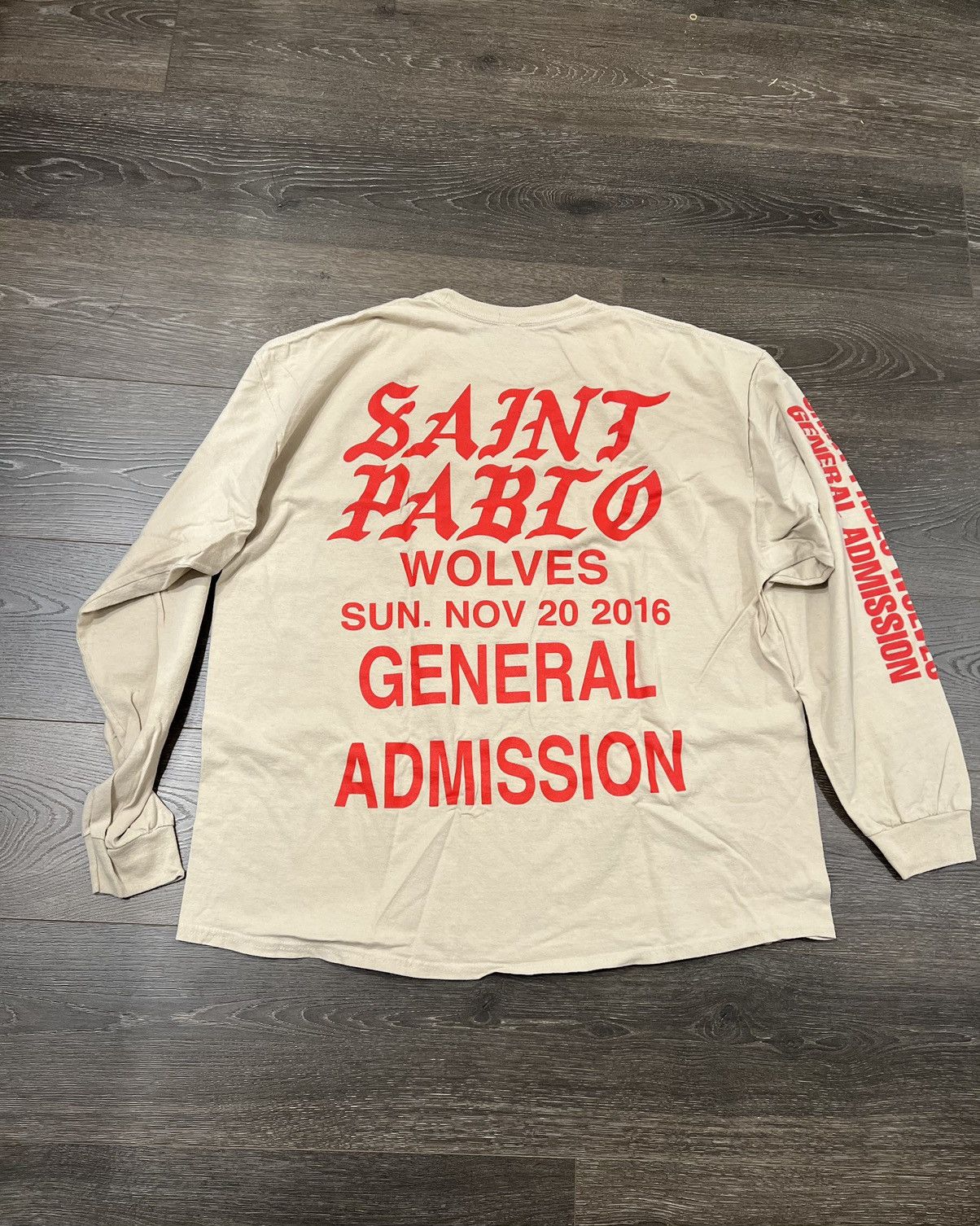 Kanye West Kanye West Saint Pablo Wolves Tour LA Merch | Grailed