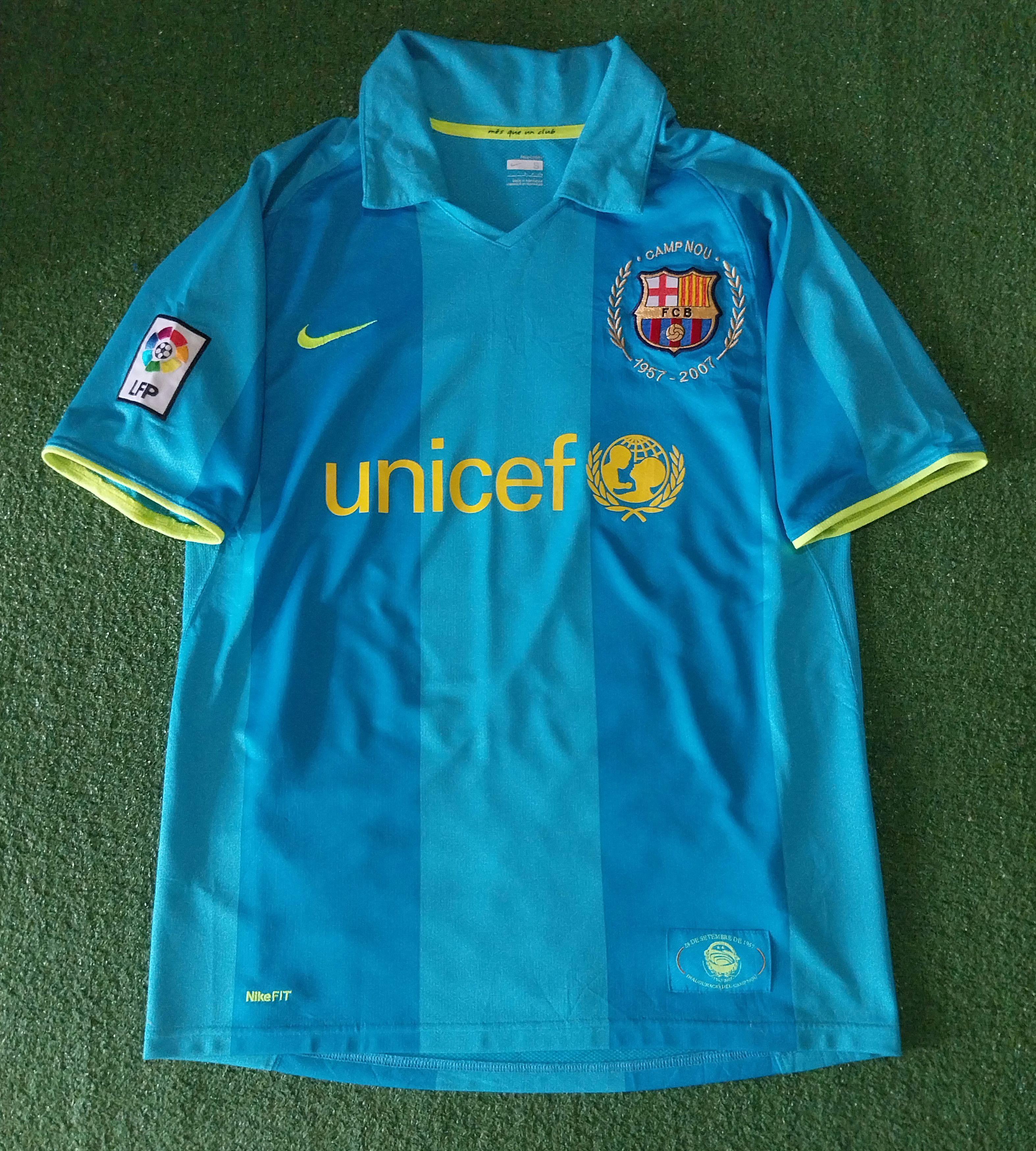BLOKE × Nike Barcelona 3rd 2008/2009 lionel messi jersey football | Grailed