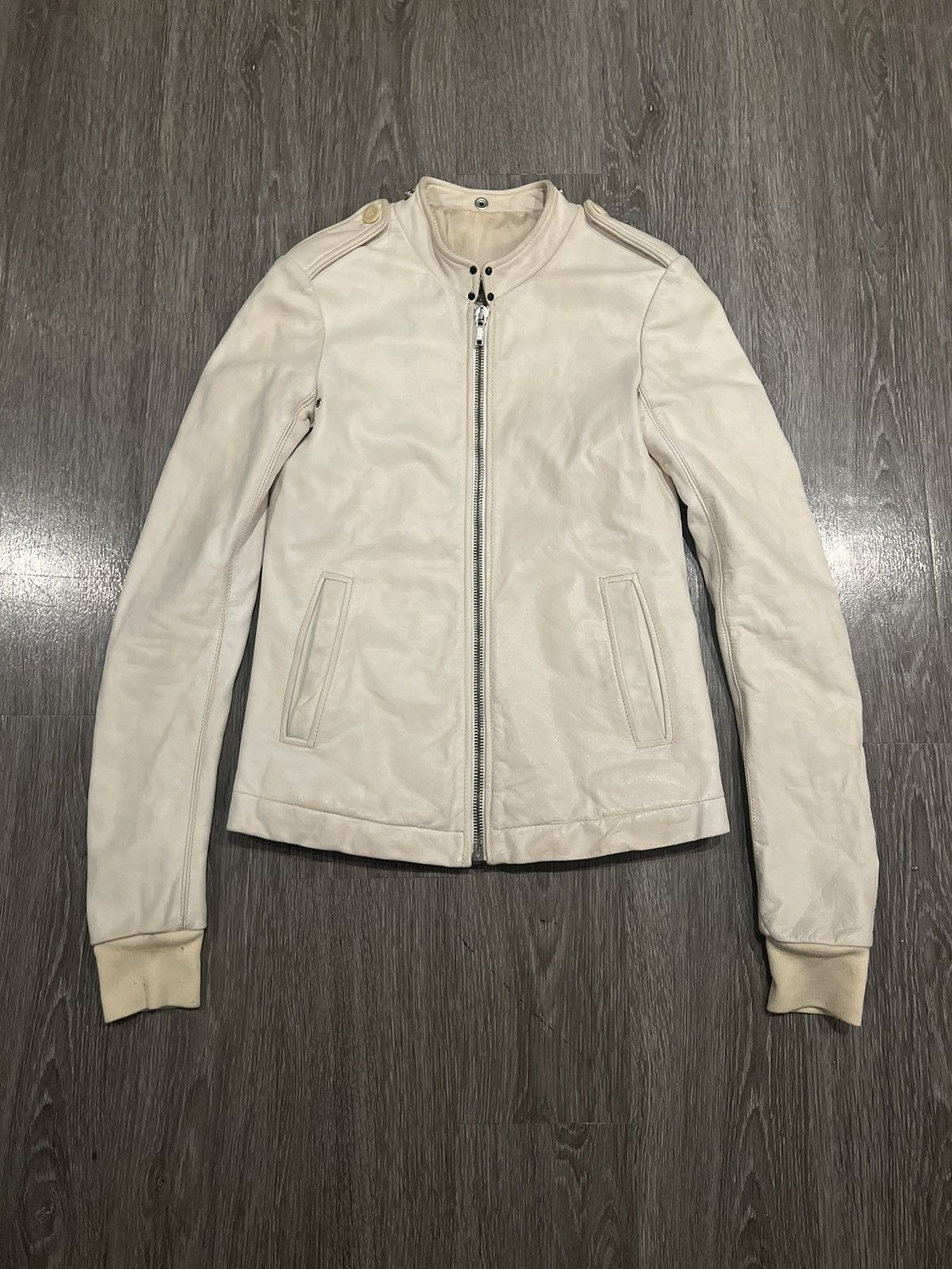 Rick Owens Rick Owens Milk Calf Leather Jacket Size XS | Grailed