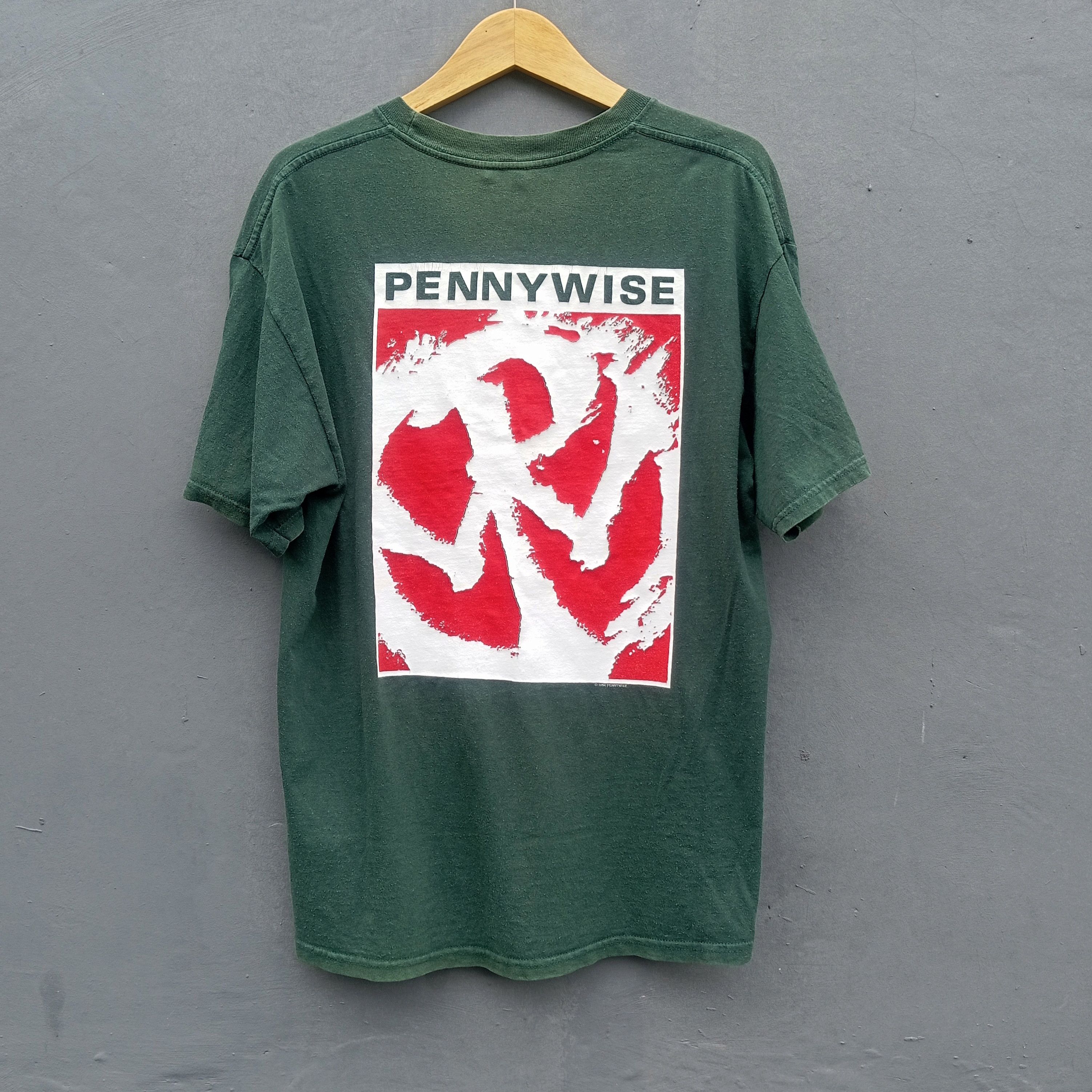 Band Tees × Vintage 1994 Vintage PENNYWISE band t shirt | Grailed