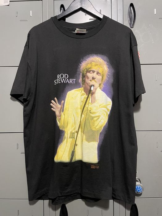 Vintage 1993 Rod Stewart tour Merch band tee 90s night to remember ...