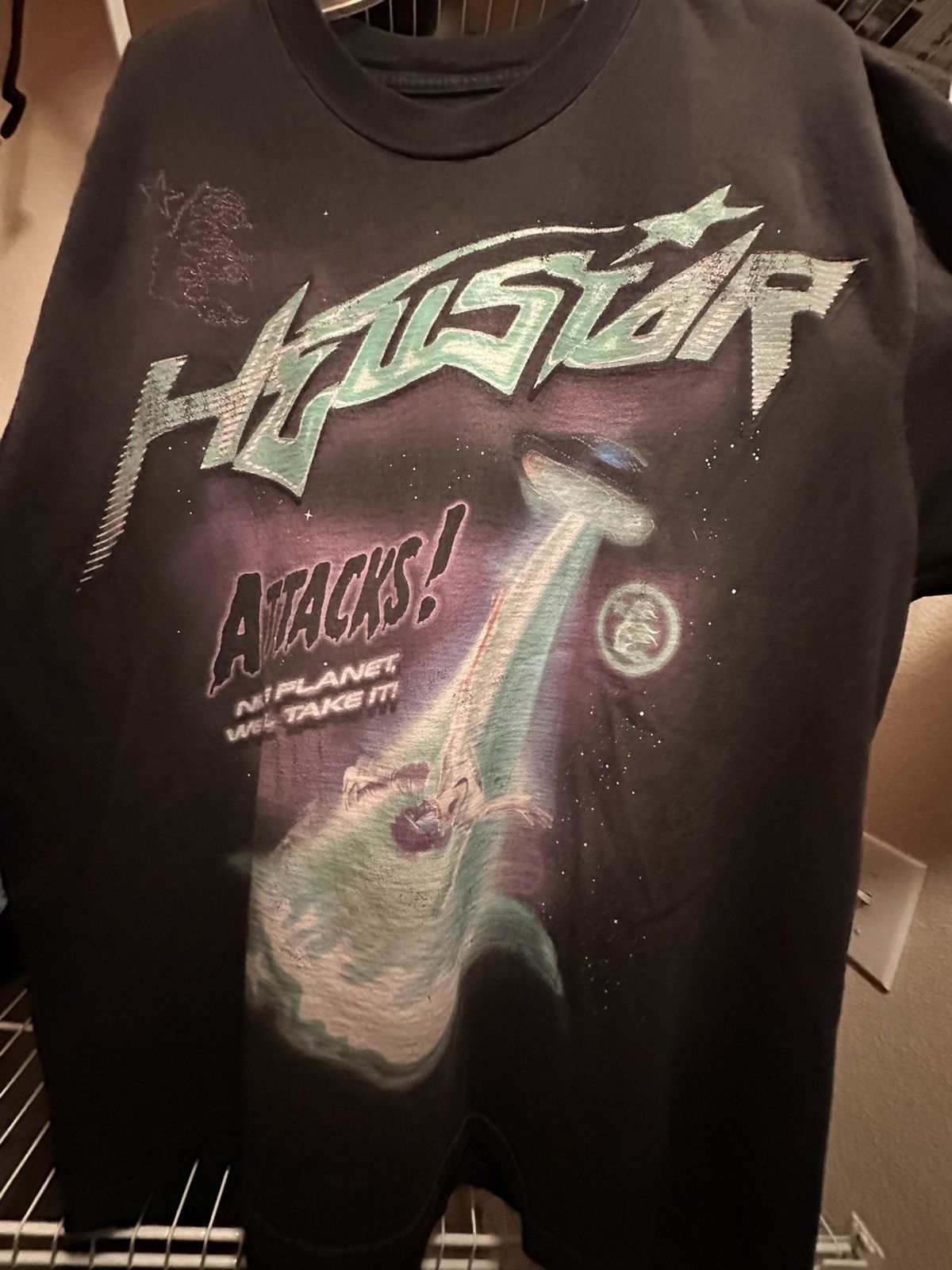 HELLSTAR hellstar attacks tee xtra large | Grailed