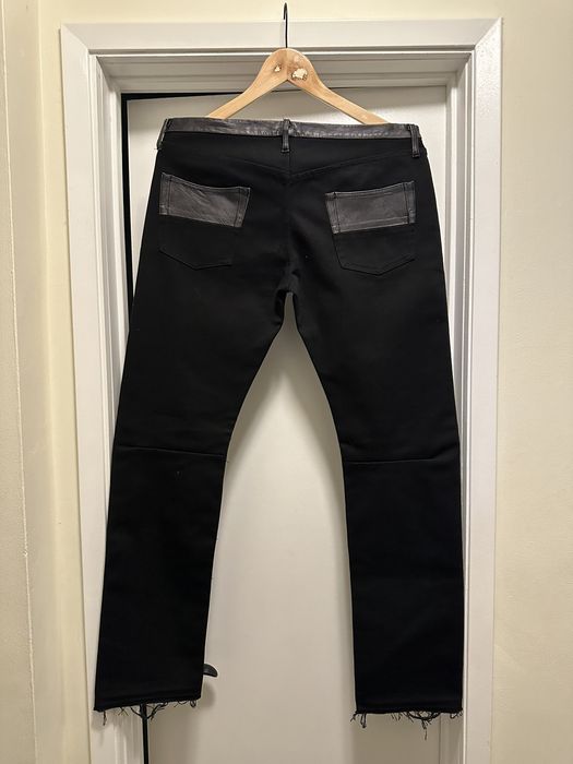 Undercover AW05 Undercover Distressed Leather Cummerbund Denim | Grailed