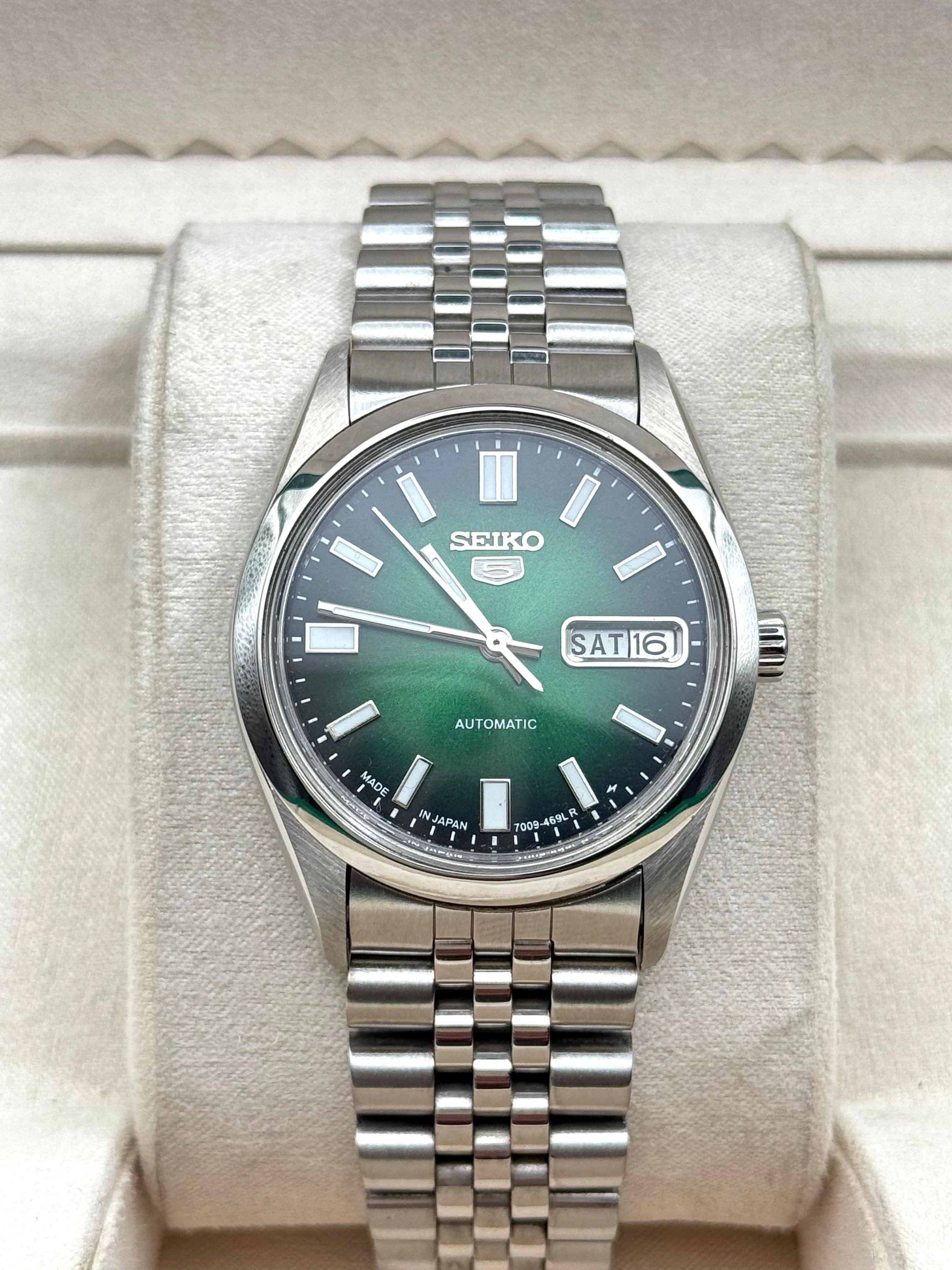 Seiko Classic Men's Wrist Automatic Watch|Day-Date|Green Dial | Grailed