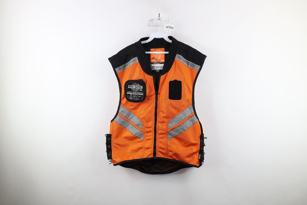 Vintage Vintage Streetwear Full Zip Mil Spec Motorcycle Riding Vest ...