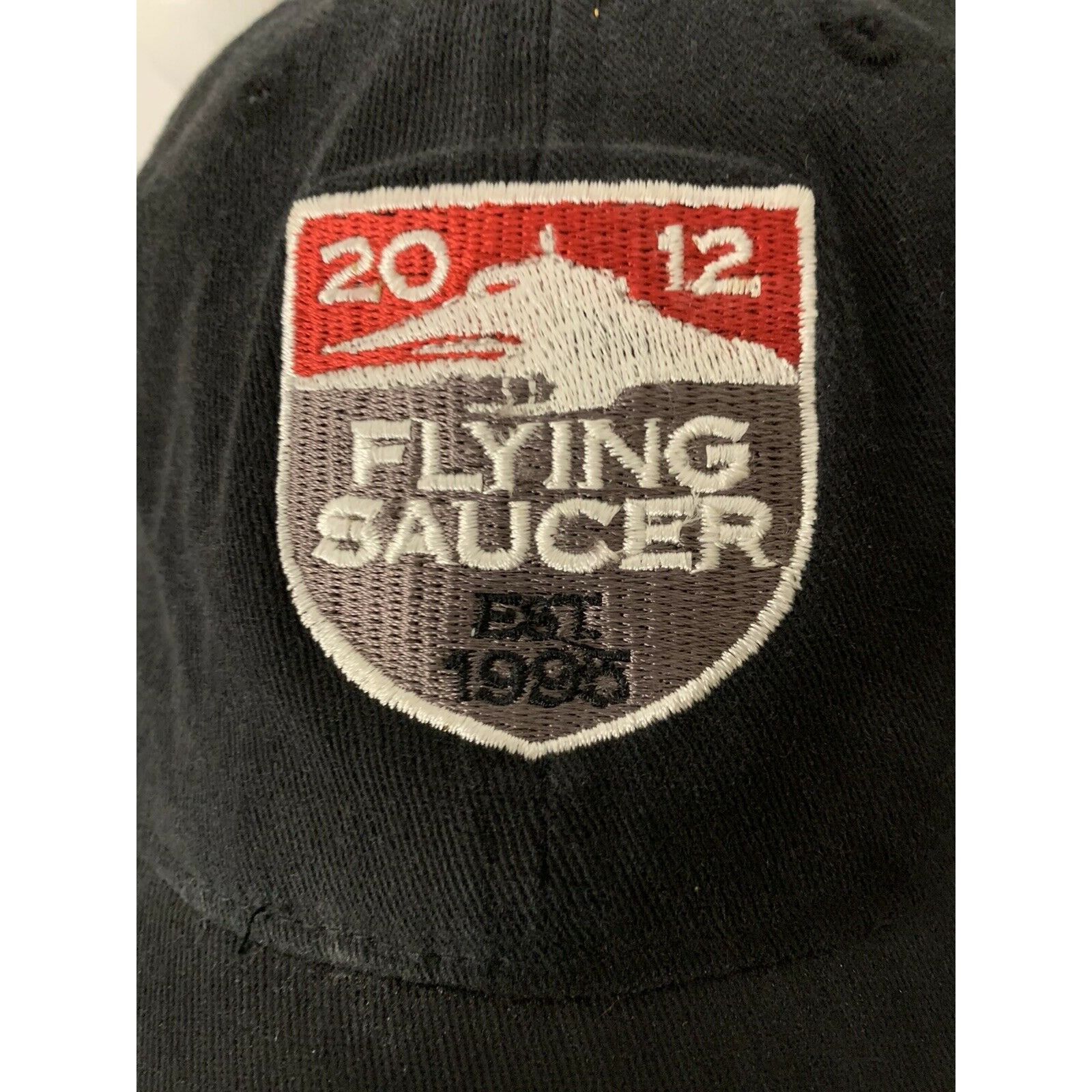 Unkwn Flying Saucer Preowned Cap 2012 Est. 1995 Snapback OSFM Bla | Grailed