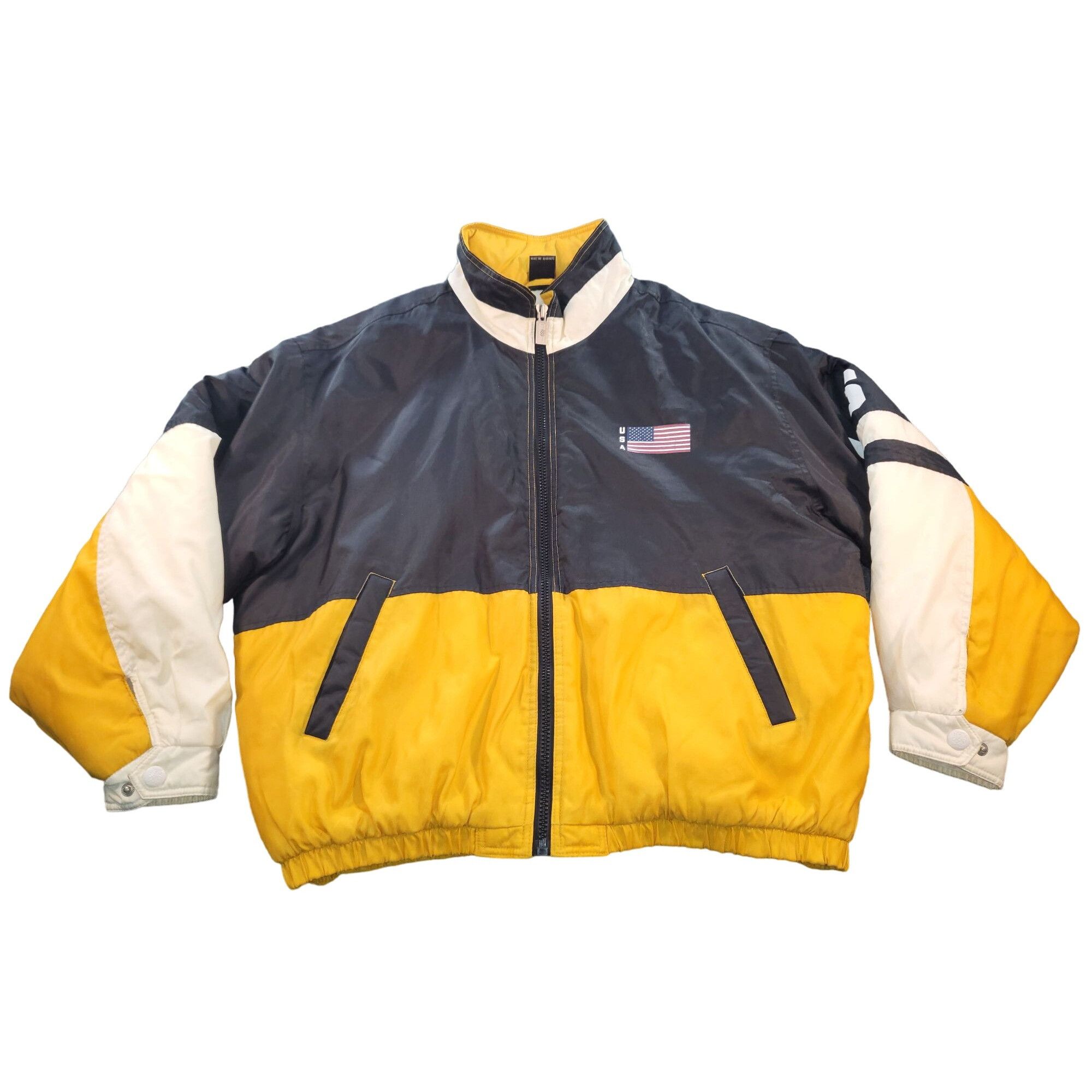 Jc Penney Vintage JCPenney USA Olympics Puffer Winter Coat Sz XL Color ...