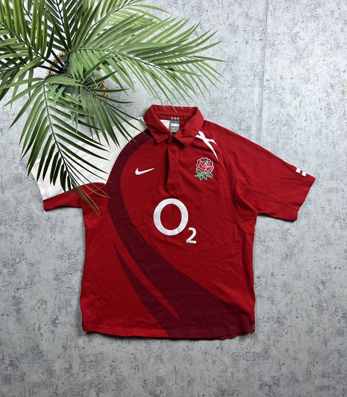 Nike 00s Nike England Vintage Y2K Oversized Rugby Polo | Grailed