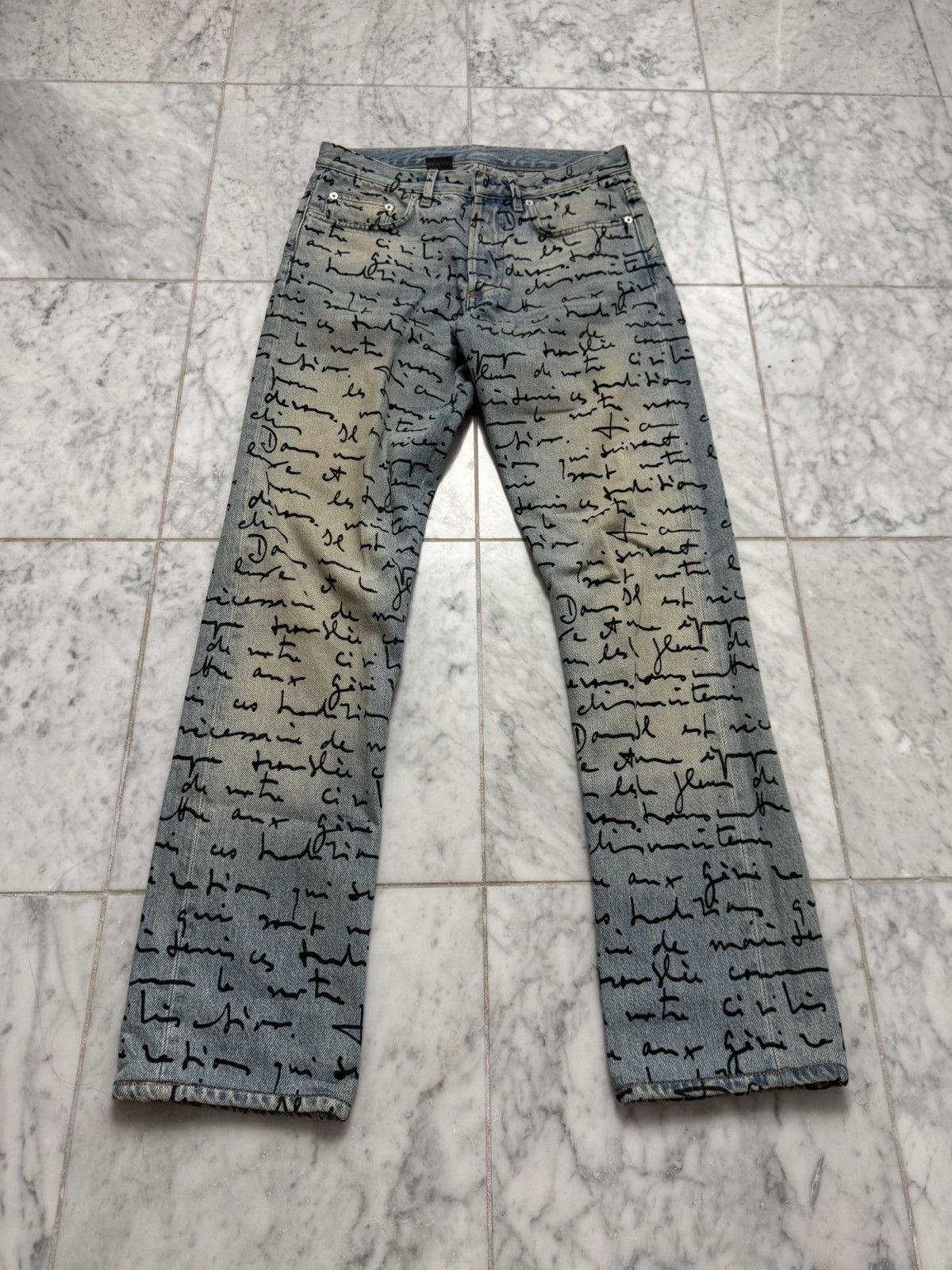 Dior Dior Script Denim SS15 | Grailed