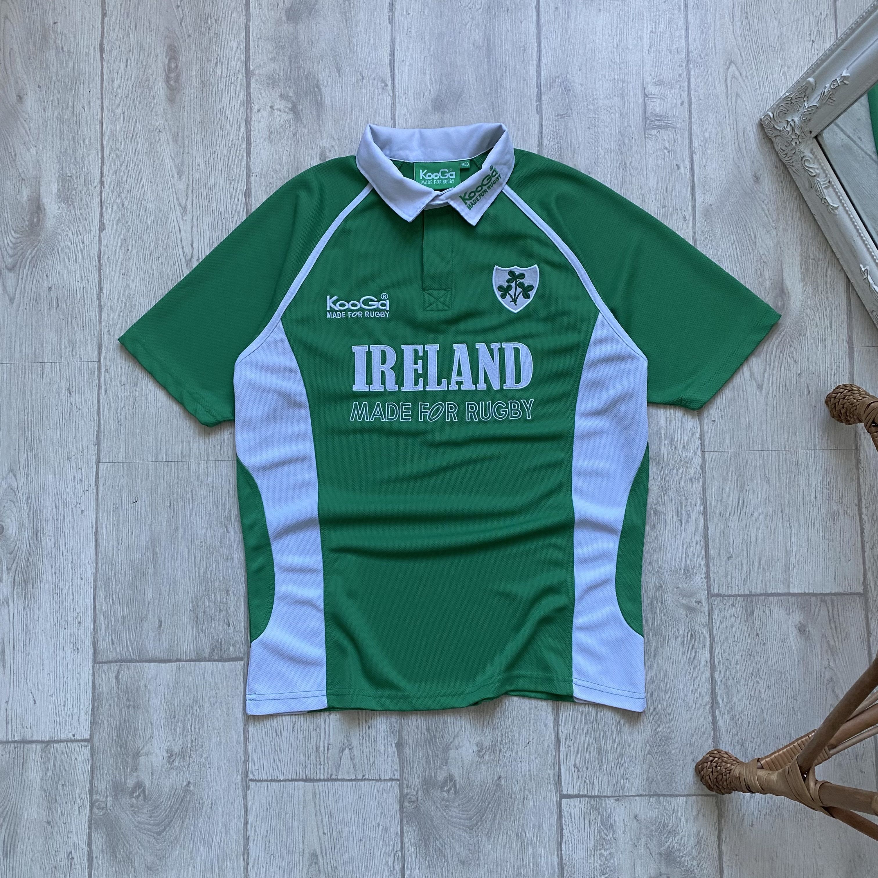 Vintage 🏈90s Blockore Ireland Rugby Jersey Polo KooGa Irish England ...