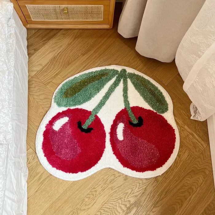 Designer Cute Cherry Tufted Rugs | Grailed