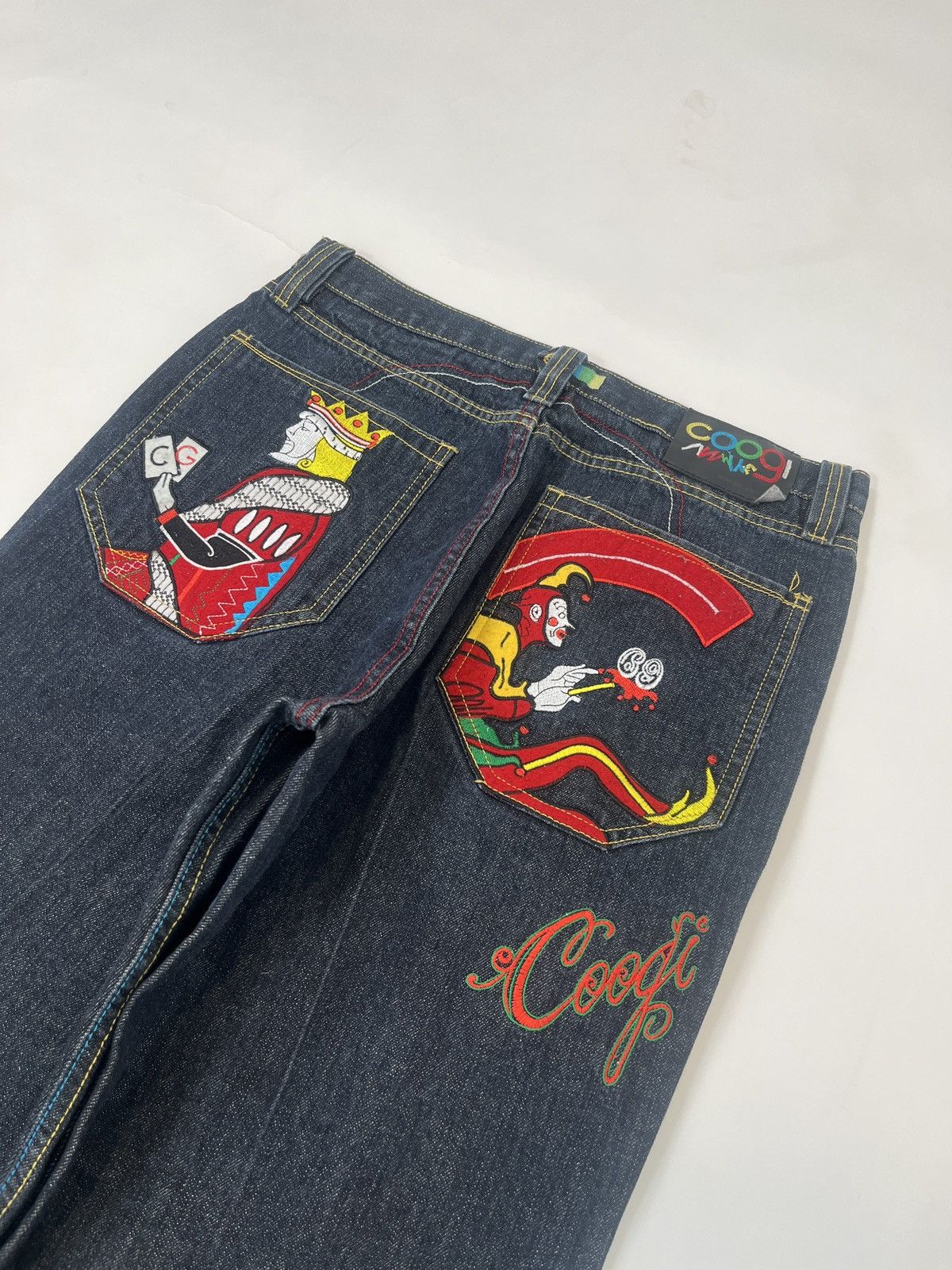 Coogi × JNCO × Streetwear Coogi jester joker king denim | Grailed