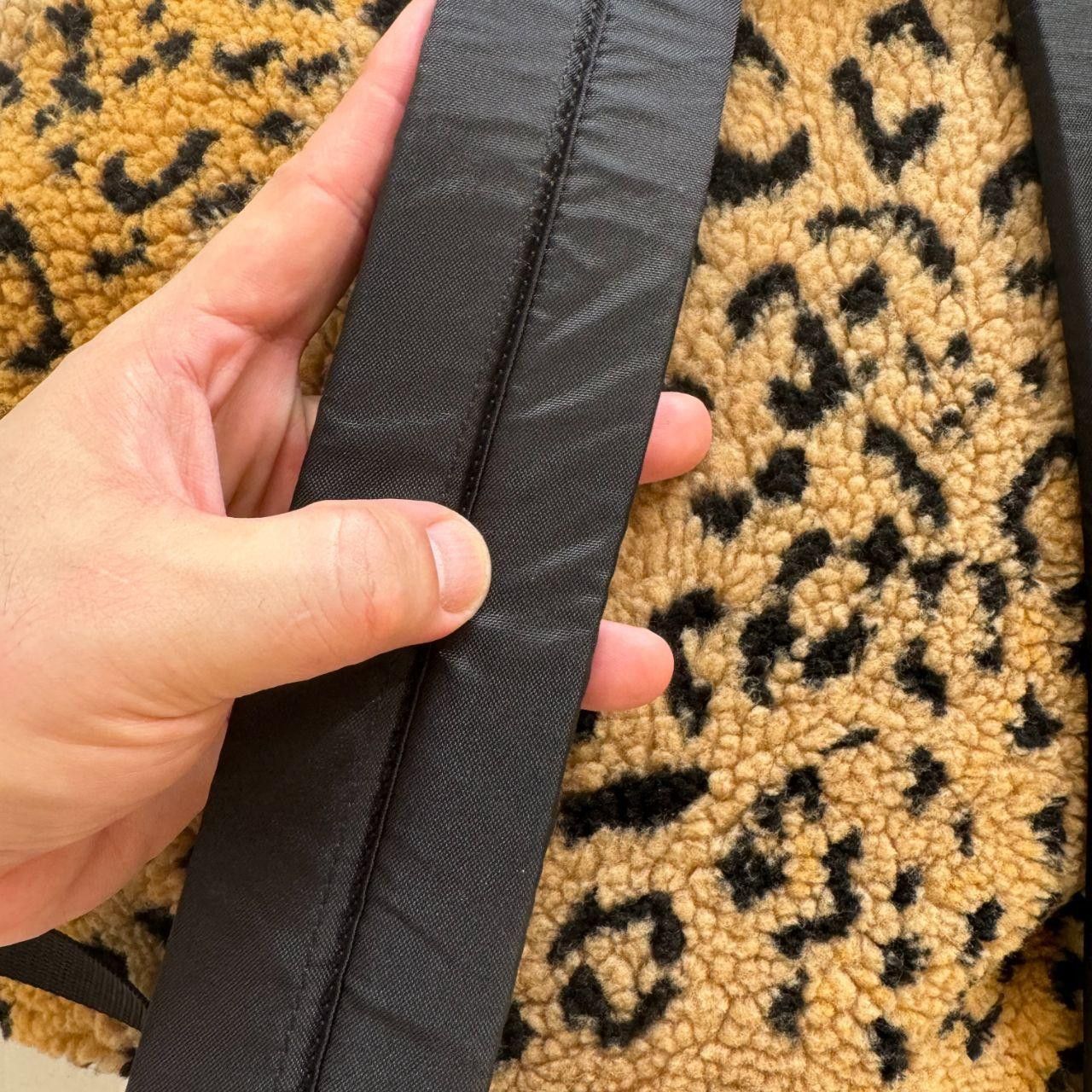 Supreme Supreme 17FW Leopard Fleece Backpack | Grailed