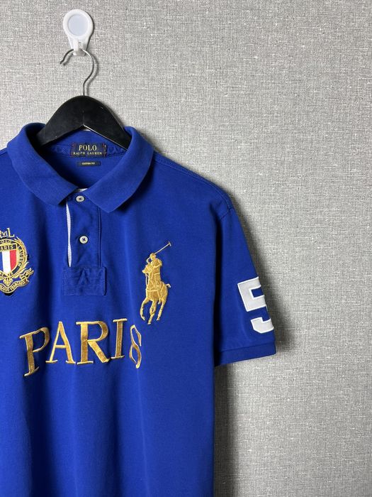 Polo Ralph Lauren Polo Ralph Lauren Paris #3 Big Logo Polo Shirt | Grailed