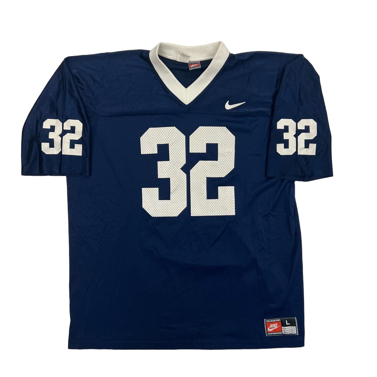Nike Vintage 90s Nike football jersey number 32 navy blue (L) | Grailed