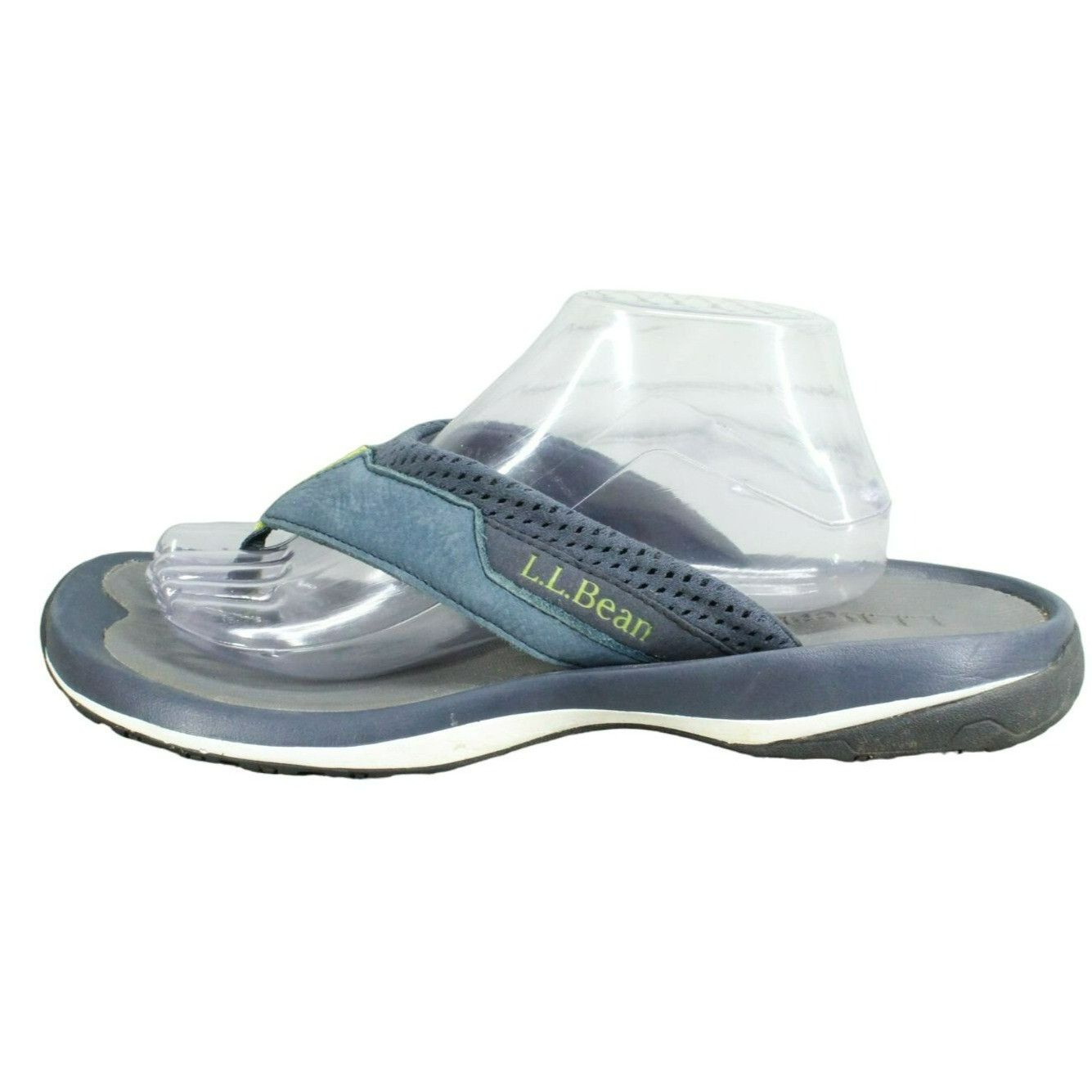 L.L. Bean LL Bean Men's Leather Vertigrip Sport Flip Flop Sandals | Grailed