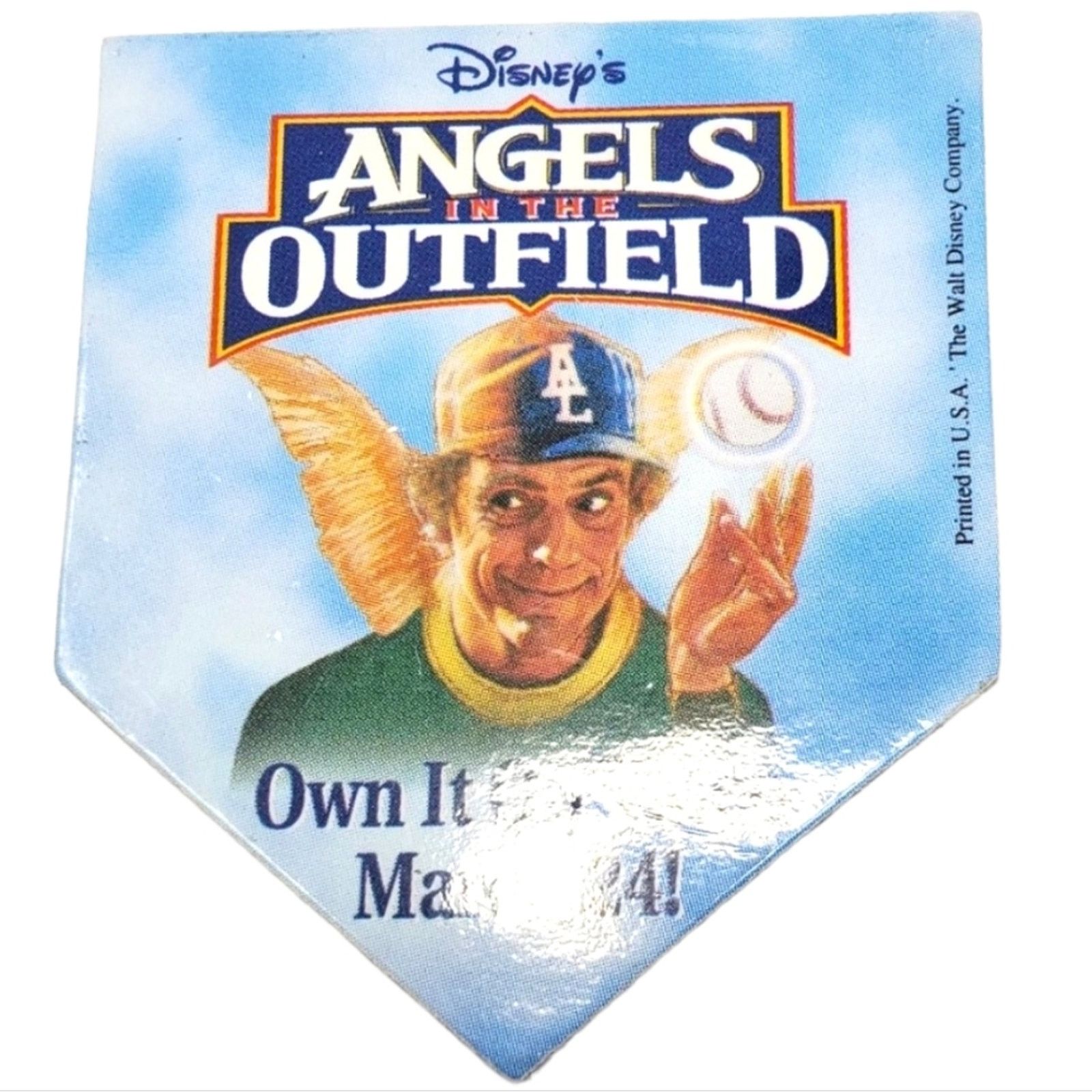 Disney Vintage Disney Angels in the Outfield Promo Button | Grailed
