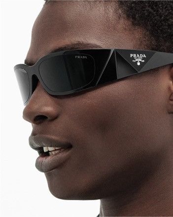 Prada × Streetwear × Vintage Prada sunglasses PR A19S 1AB-5S0 | Grailed