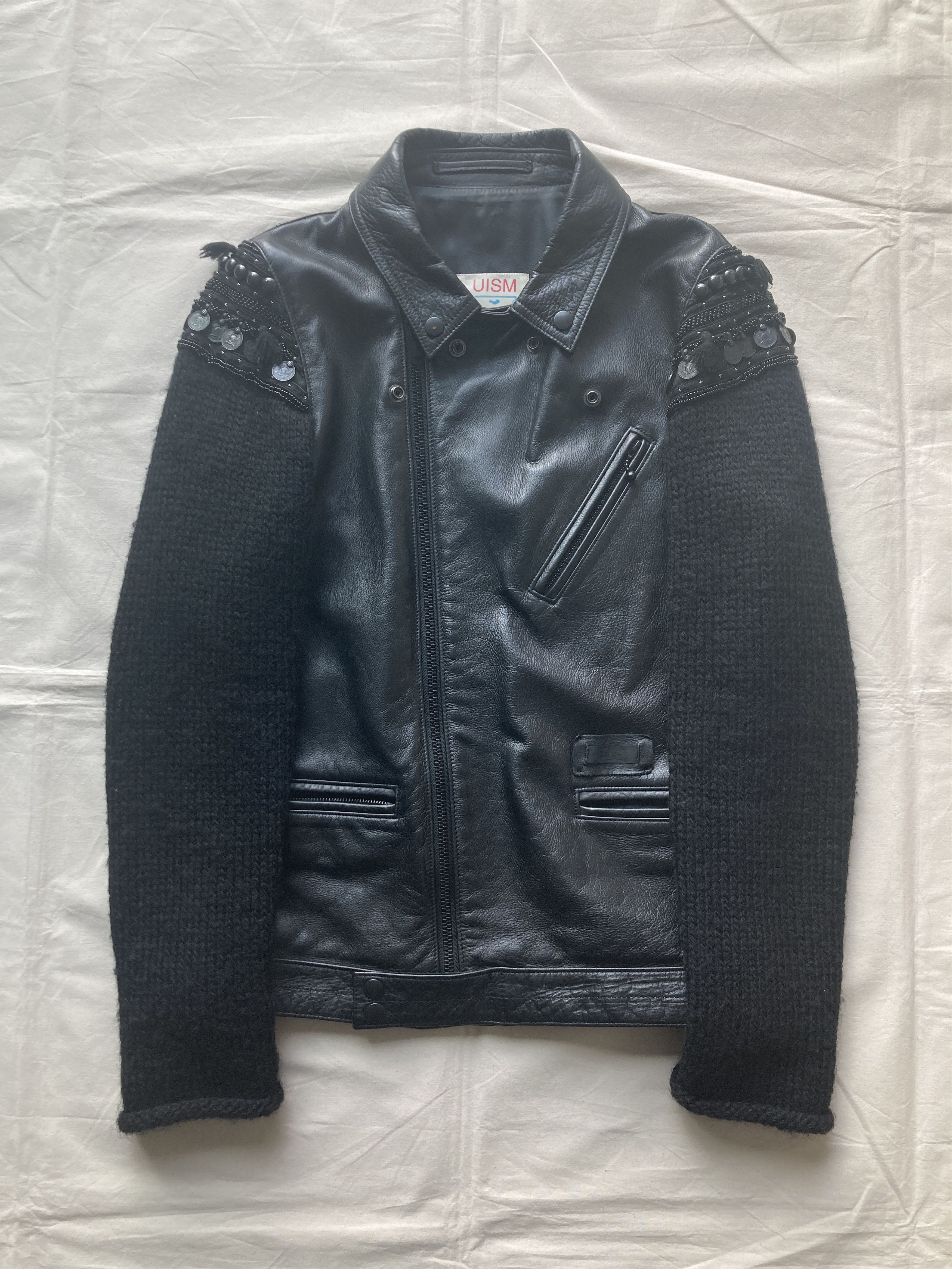 Undercover FW09 Ethnic Rider Leather Jacket Black | Grailed