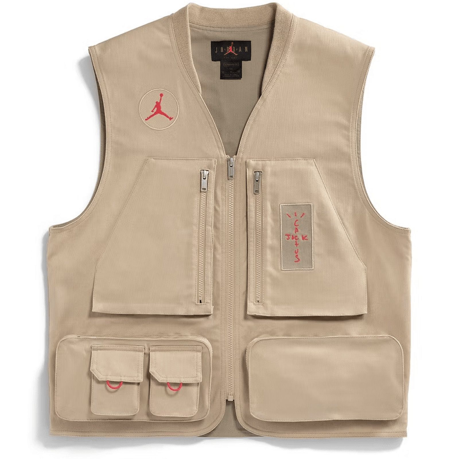 Nike Air Jordan x Travis Scott Cactus Jack Utility Vest Desert | Grailed