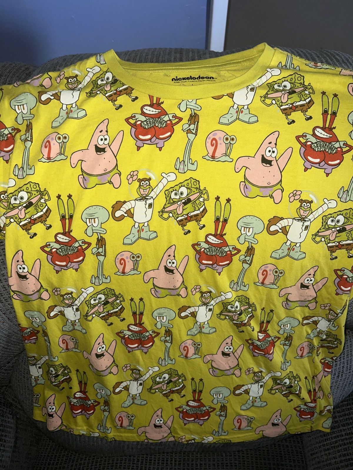 Print All Over Me Nickelodeon SpongeBob SquarePants All-Over Tee | Grailed