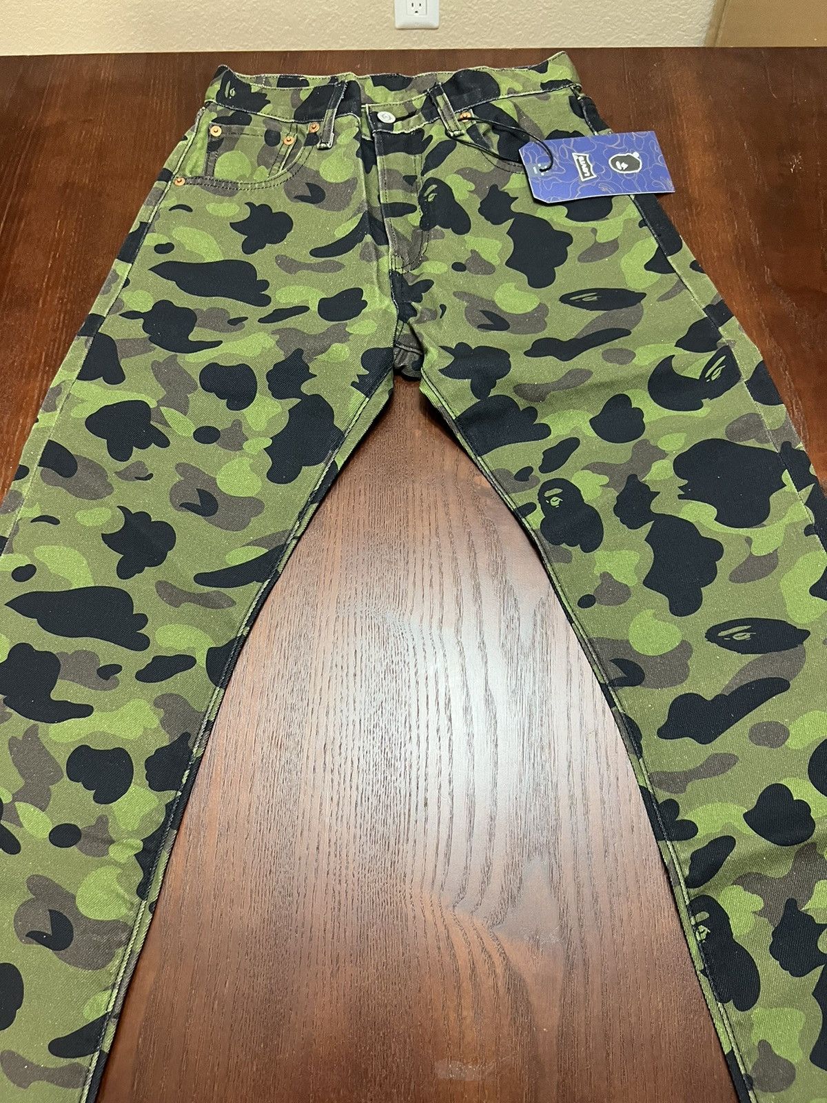 Bape × Levi's BAPE x LEVI'S CAMO 501 '93 MODEL | Grailed