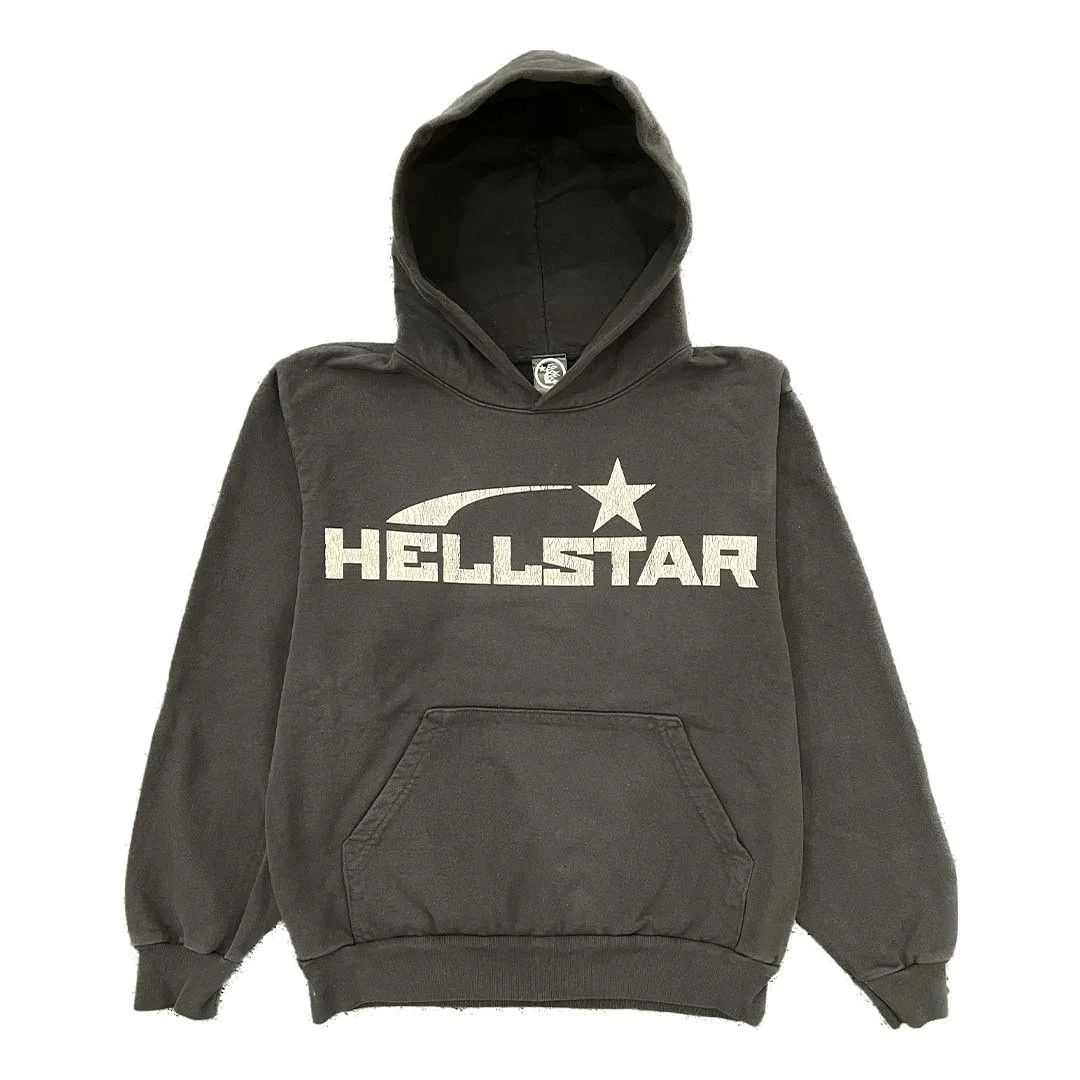 HELLSTAR Hellstar Studio Basic Black Logo Hoodie | Grailed
