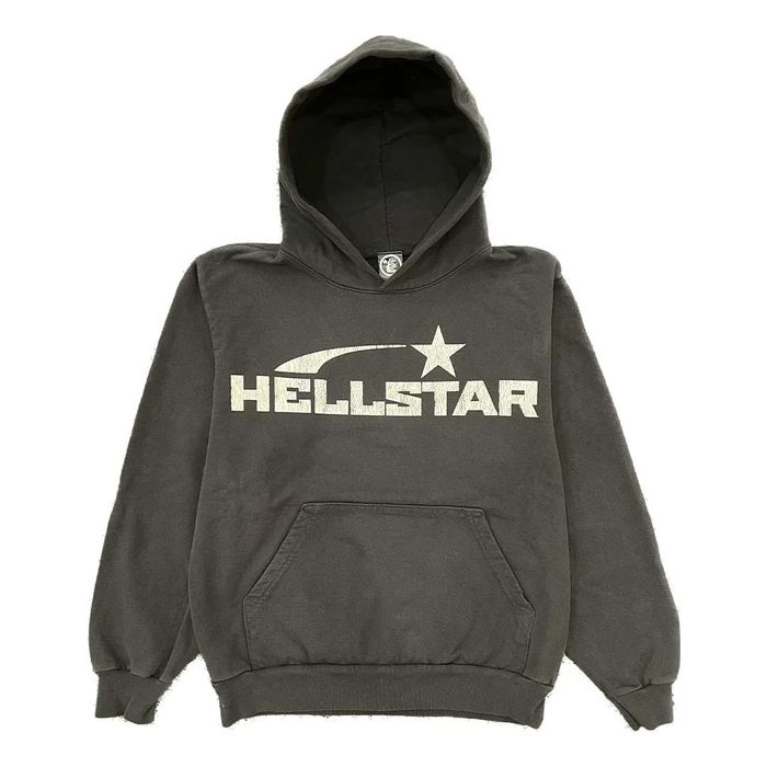 HELLSTAR Hellstar Studio Basic Black Logo Hoodie | Grailed