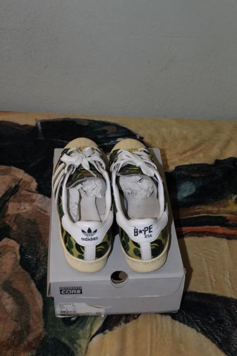 Bape Bape adidas shell toes | Grailed