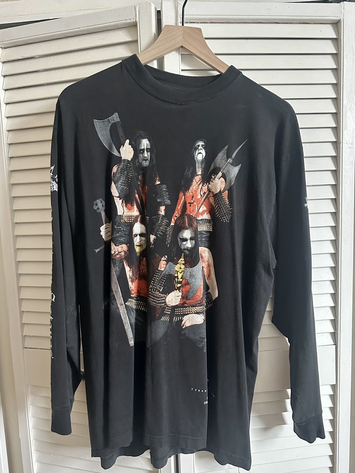 Fear of God × Vintage FEAR OF GOD X TYRANNY MUTATIONS X DARK FUNERAL ...
